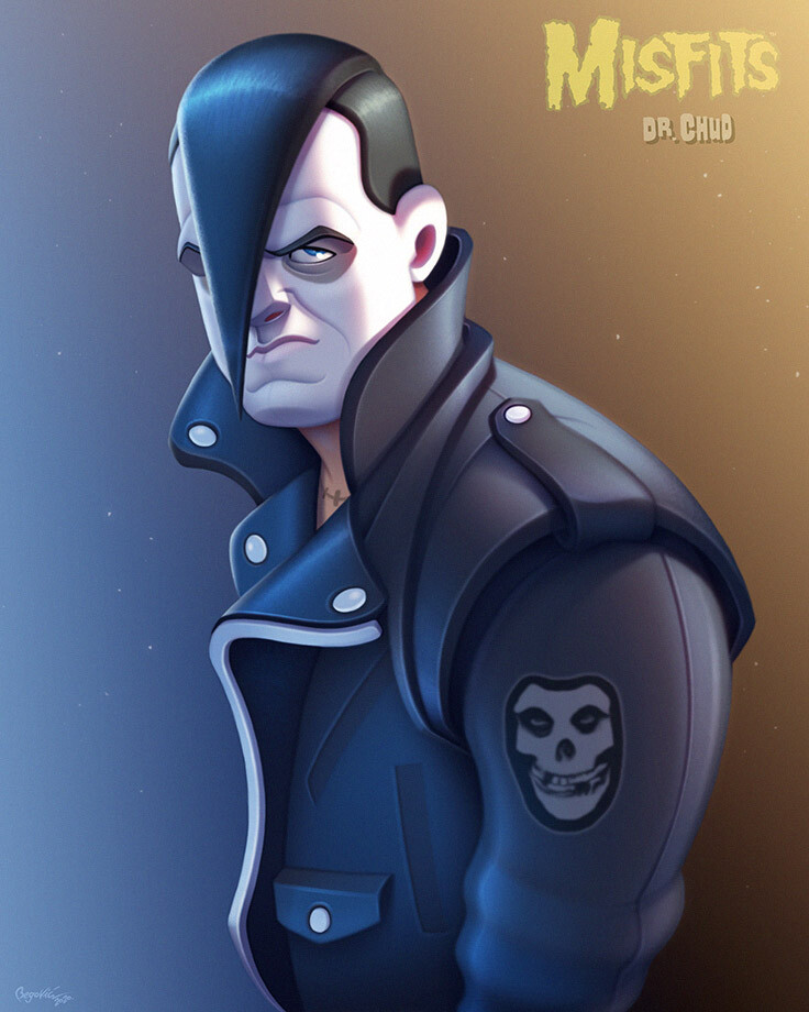 ArtStation - Misfits: Dr. Chud