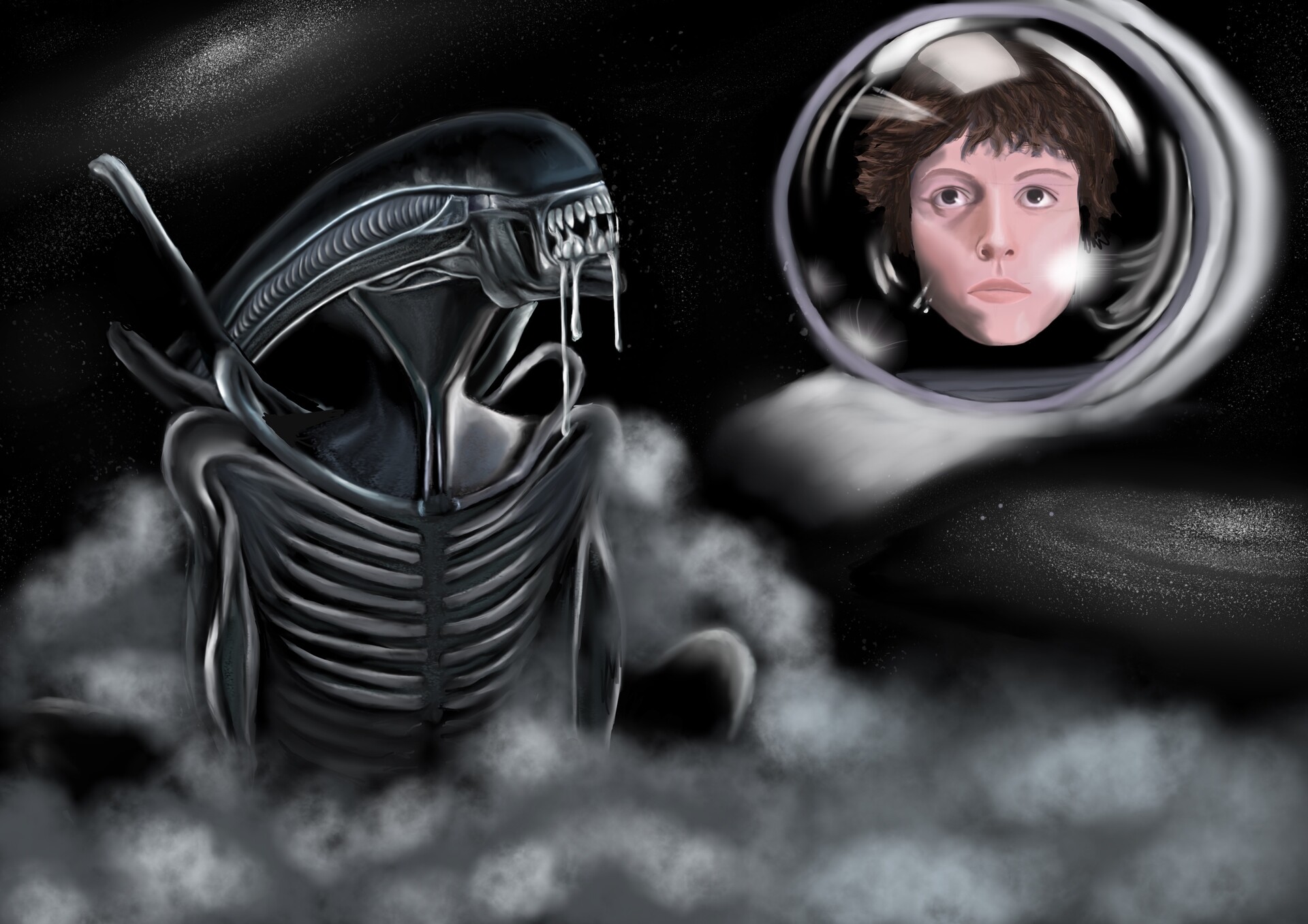 ArtStation - Alien fan-art