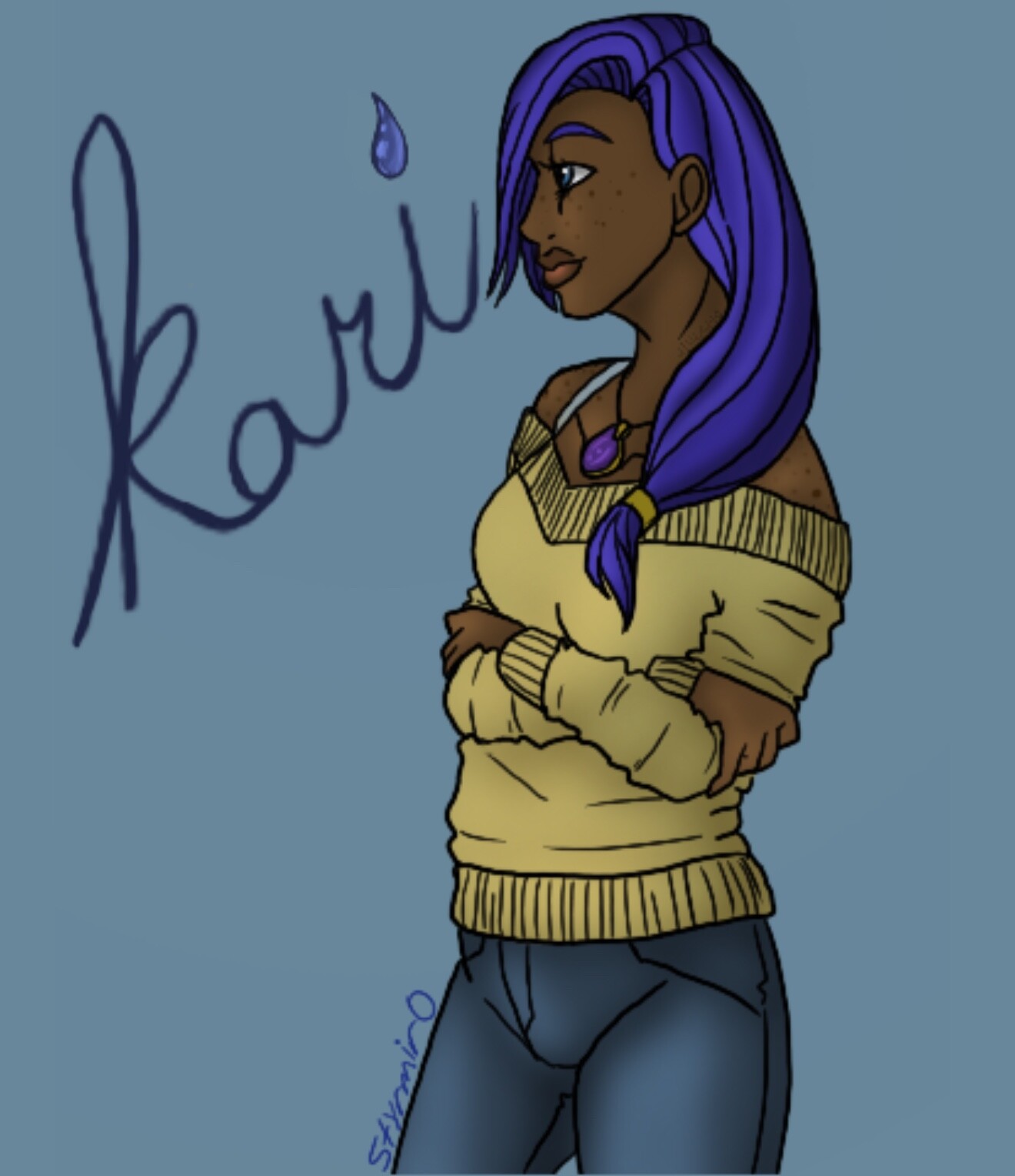 ArtStation - Kari the Storm Singer