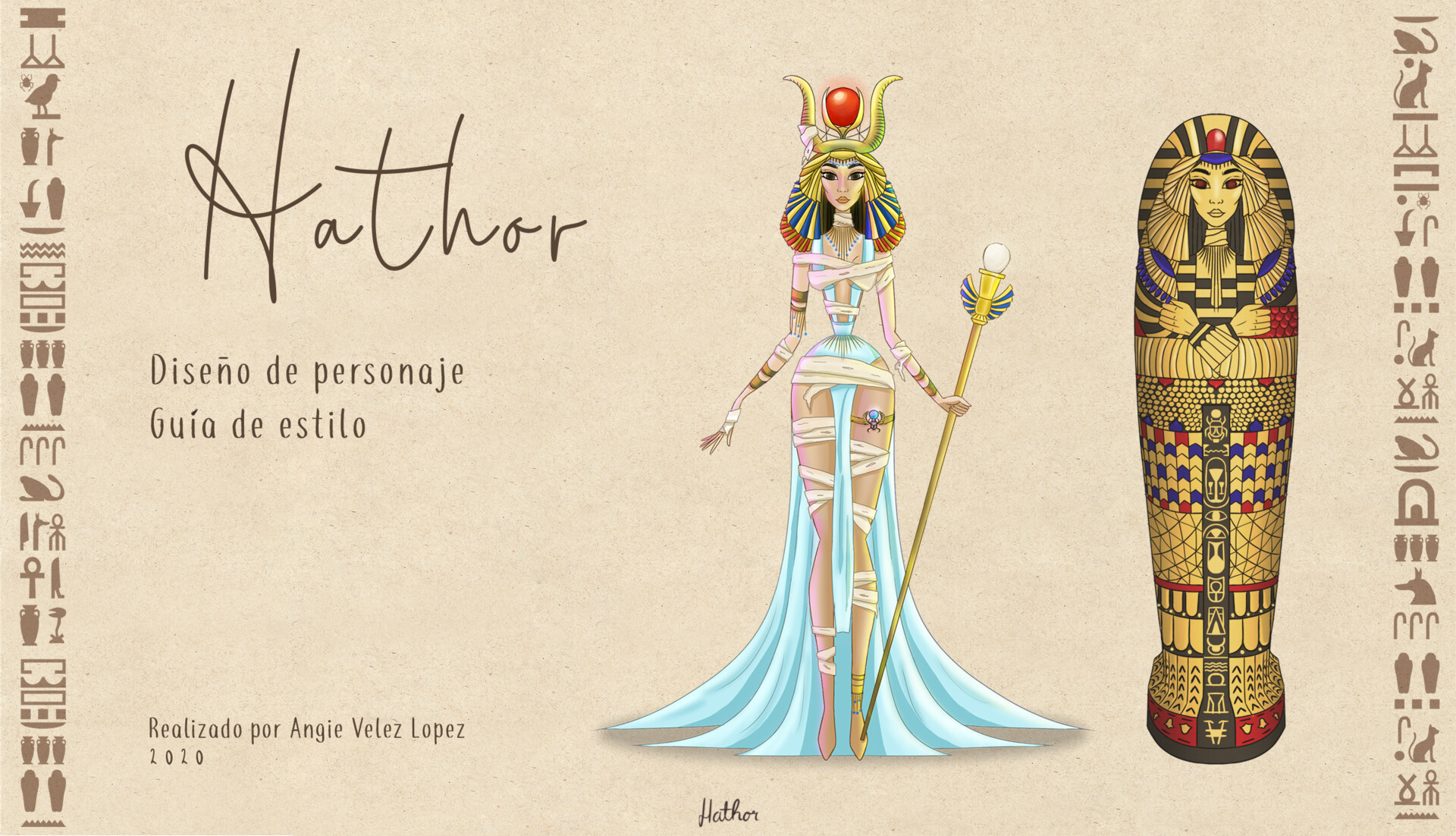 ArtStation - HATHOR Character and Toy