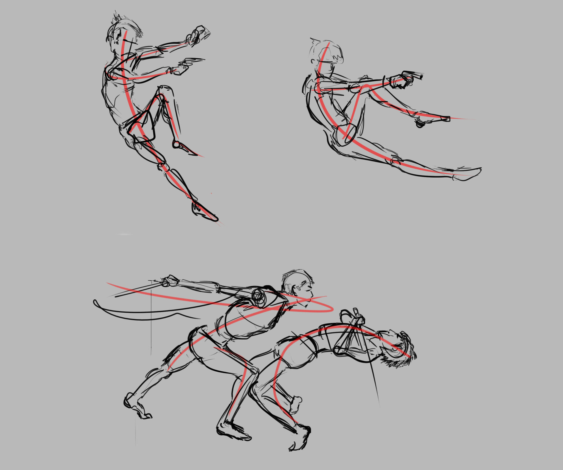 ArtStation - Dynamic Pose Studies