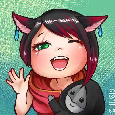 ArtStation - [FFXIV] Avatar - Miqote - Cormorant