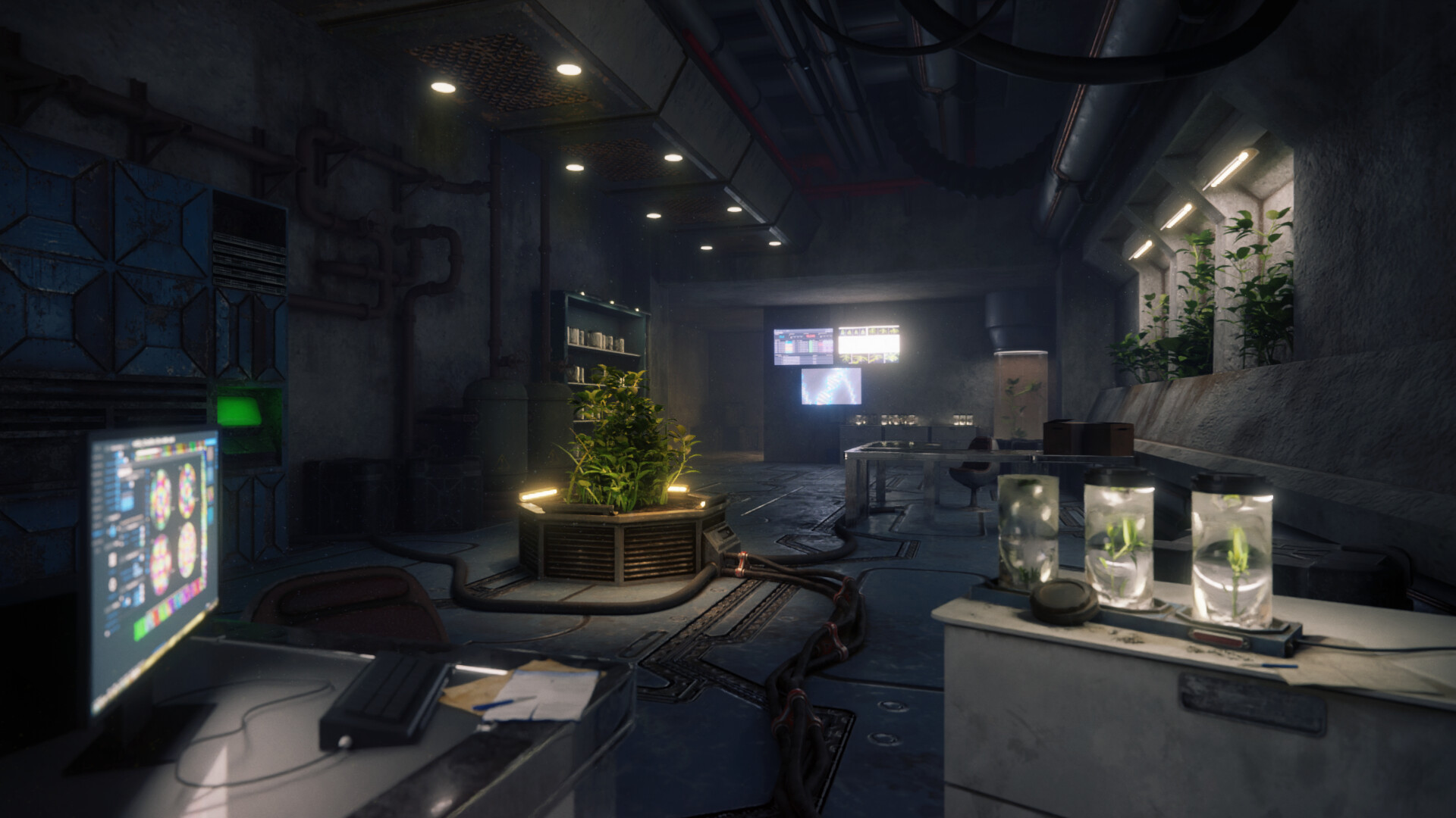 ArtStation - Sci Fi Plant Growing Laboratory