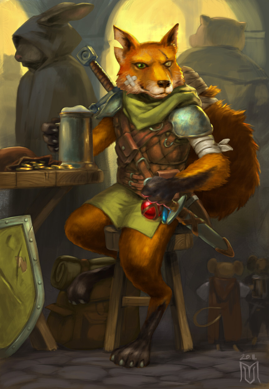ArtStation - Fox Adventurer