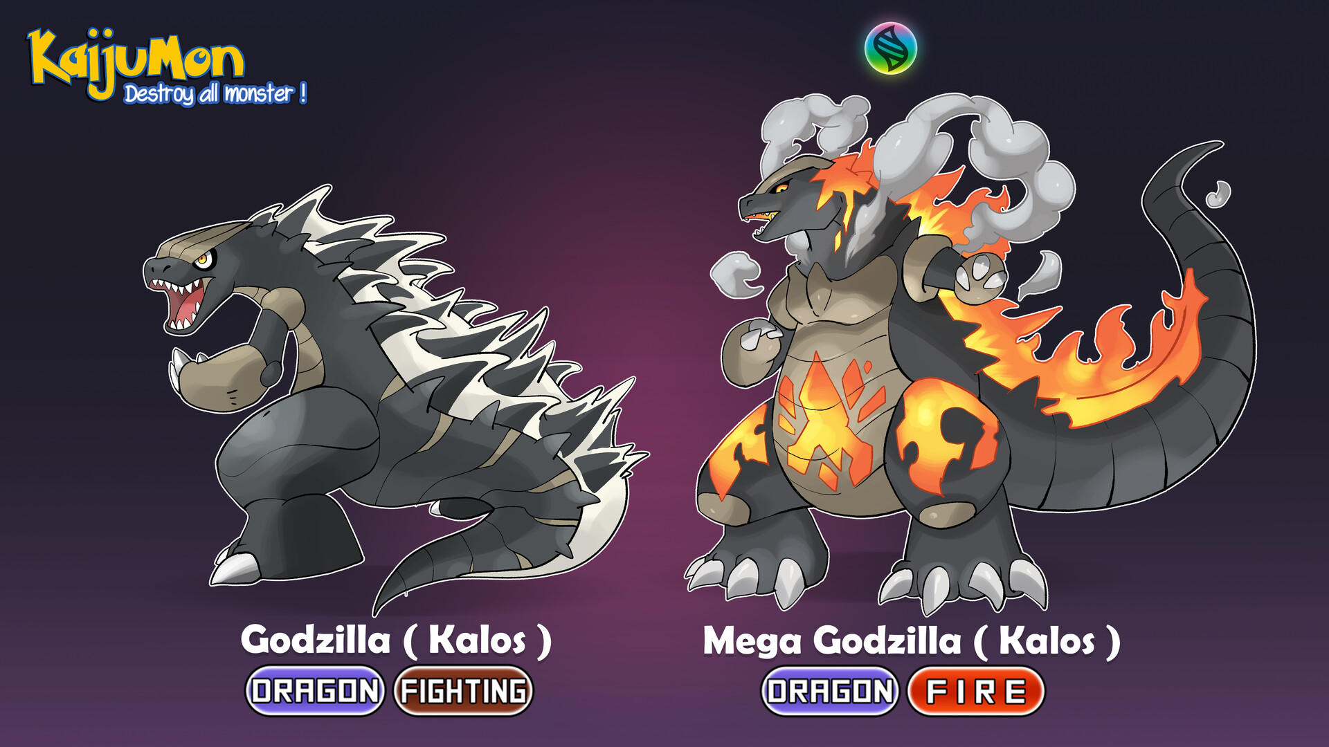 Godzilla Evolution Chart