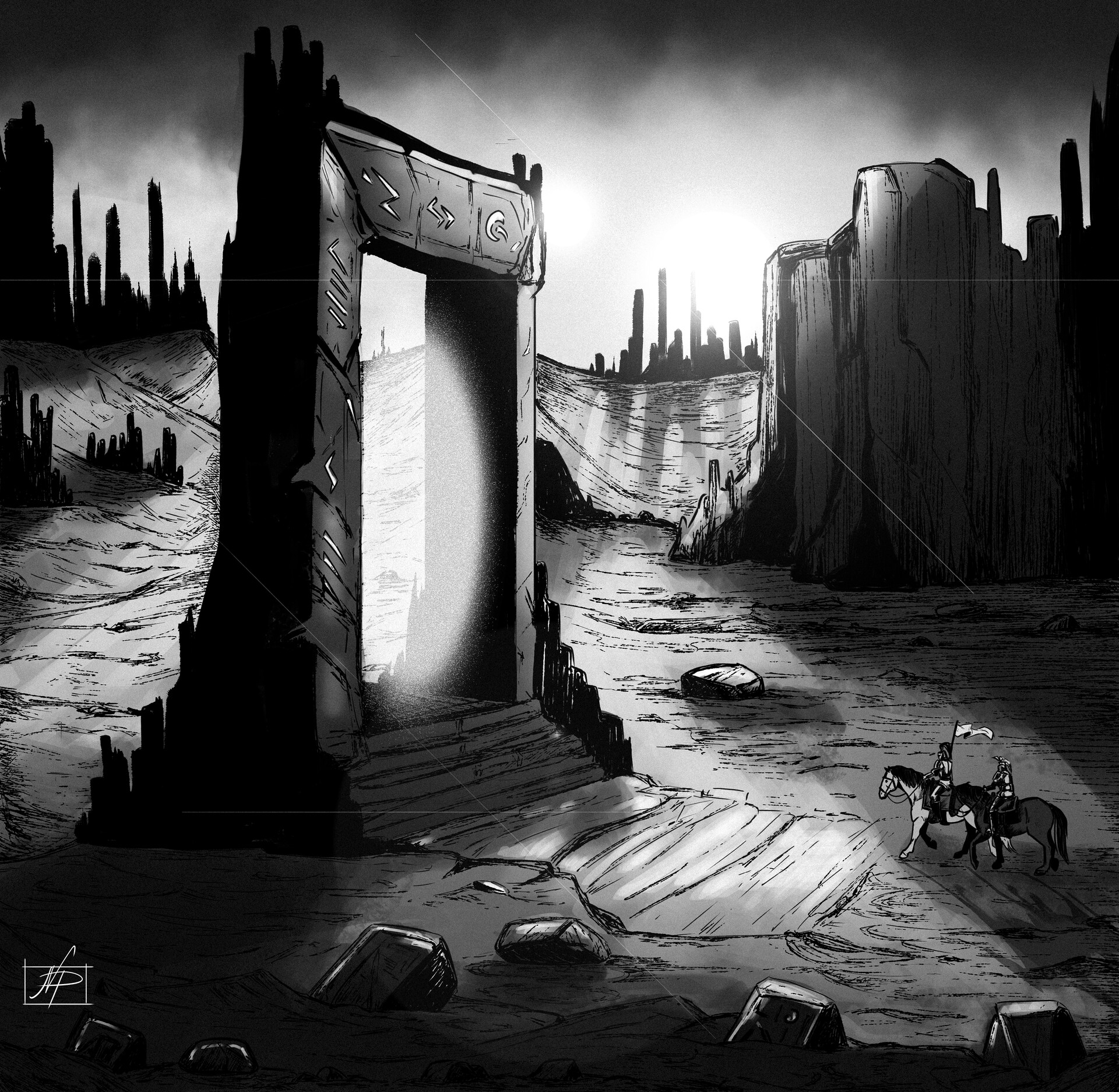 ArtStation - Ancient gate
