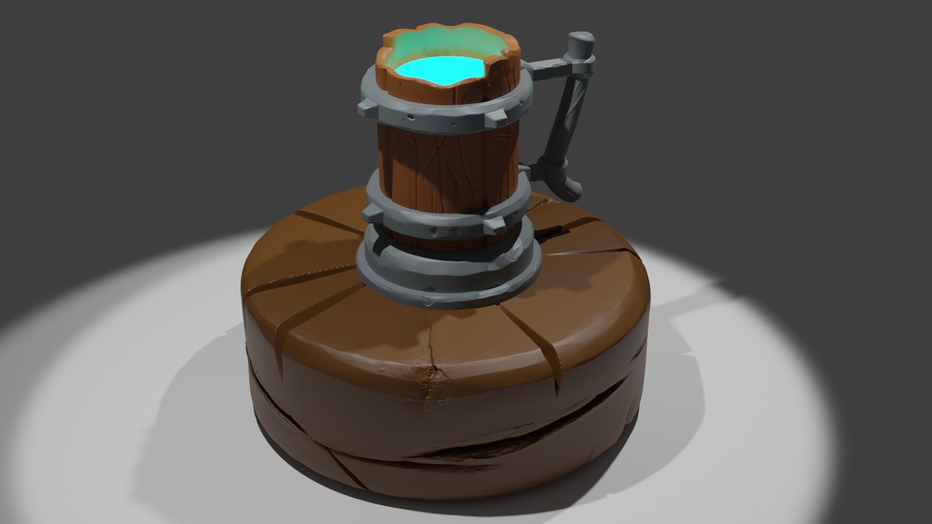 ArtStation - 3D Barrel Glass