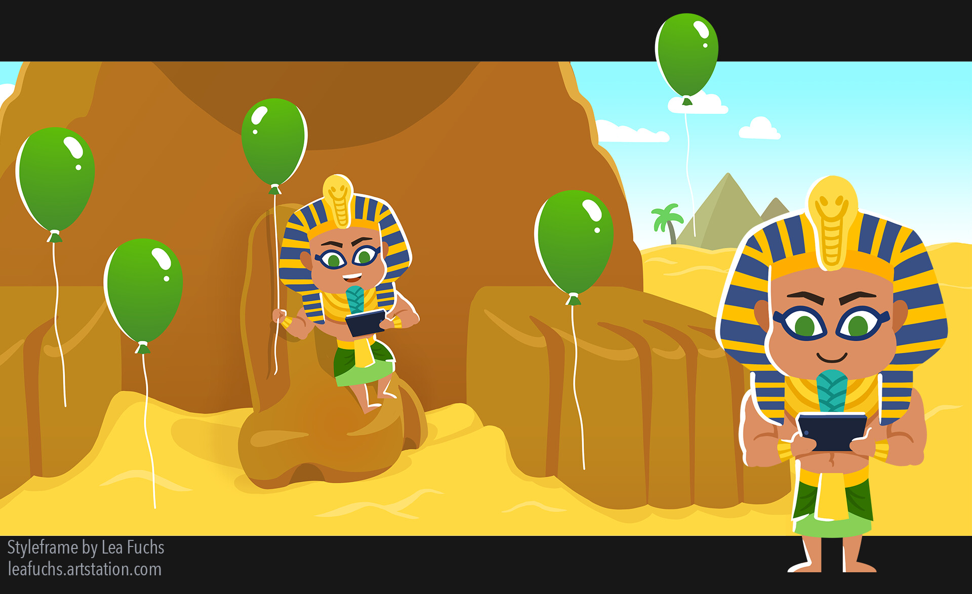 Lea Fuchs - Simpleshow - Styleframes