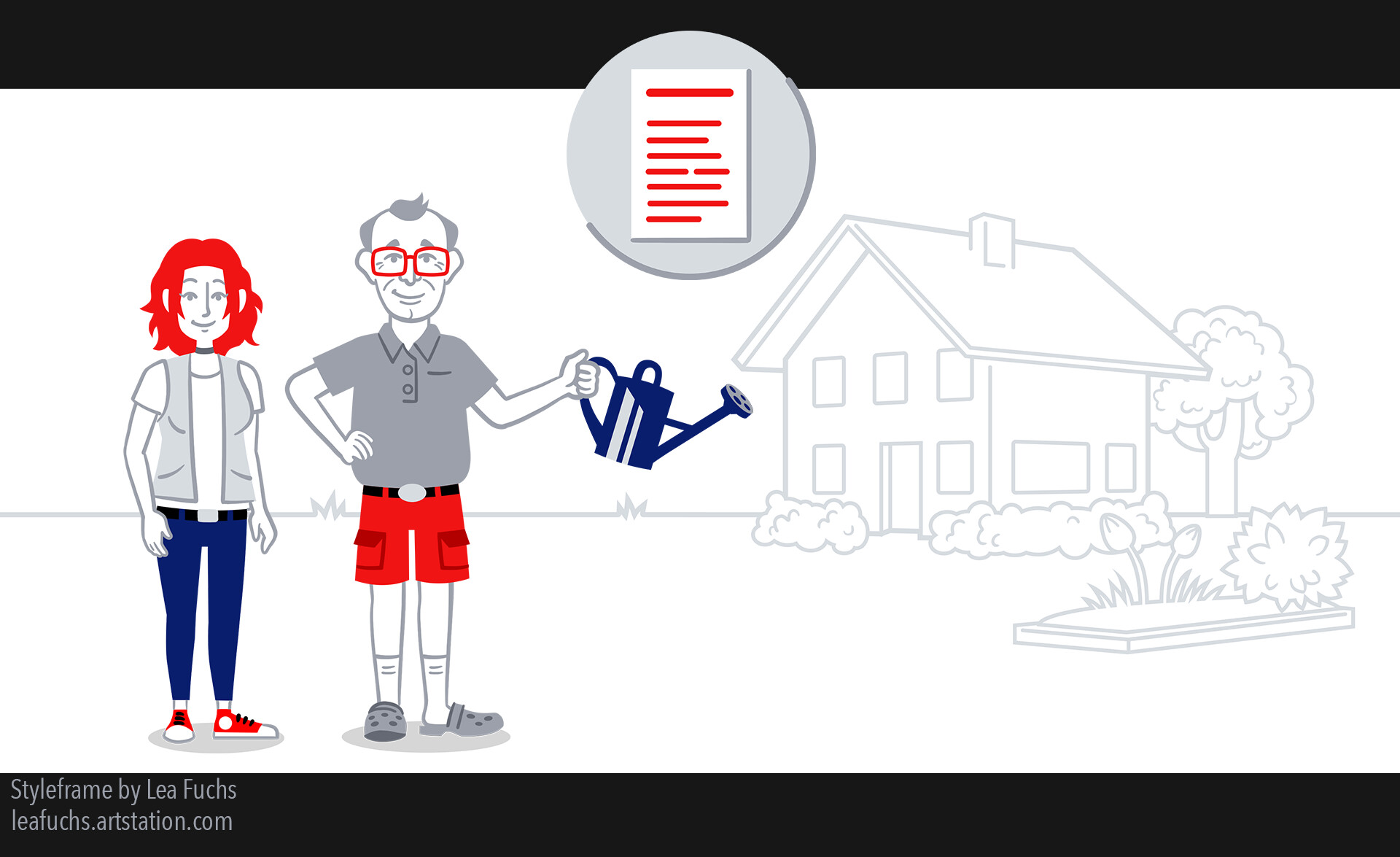 Lea Fuchs - Simpleshow - Styleframes