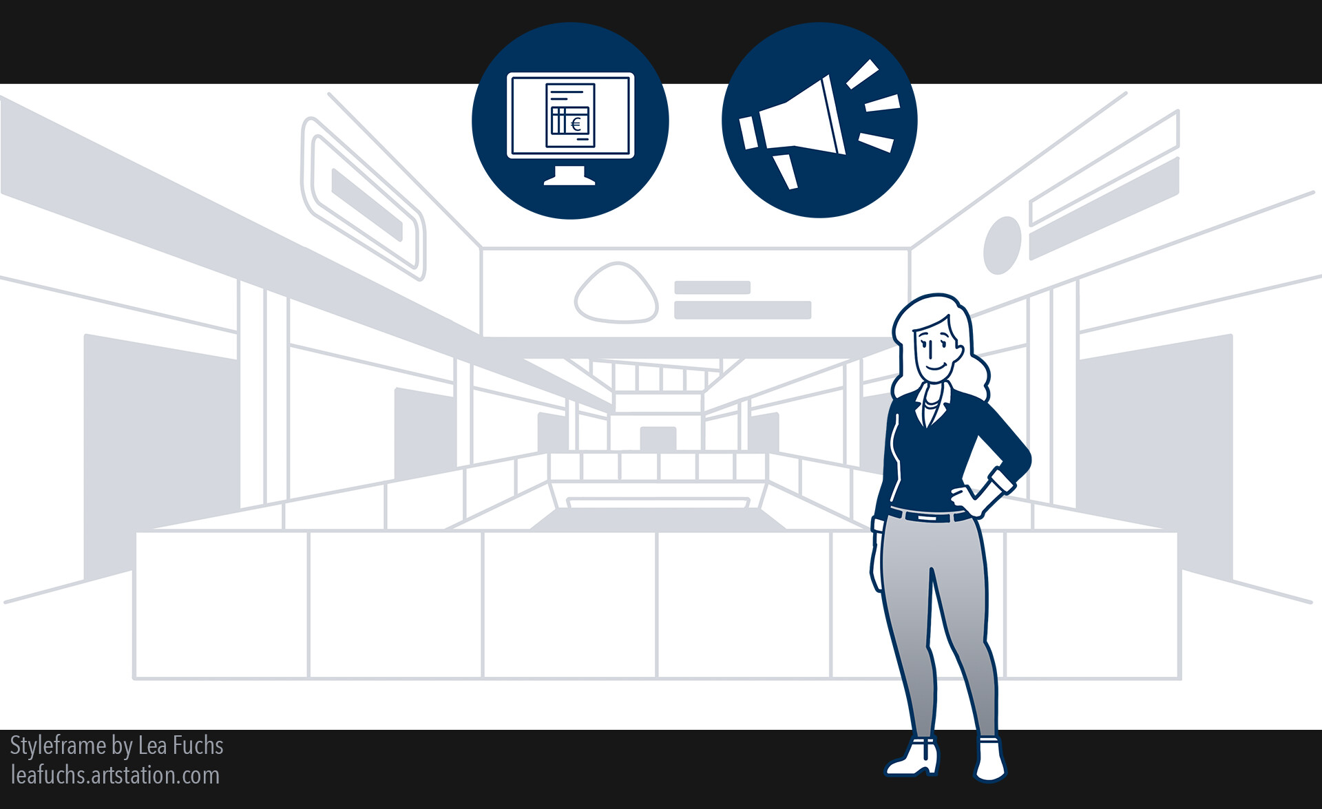 Lea Fuchs - Simpleshow - Styleframes