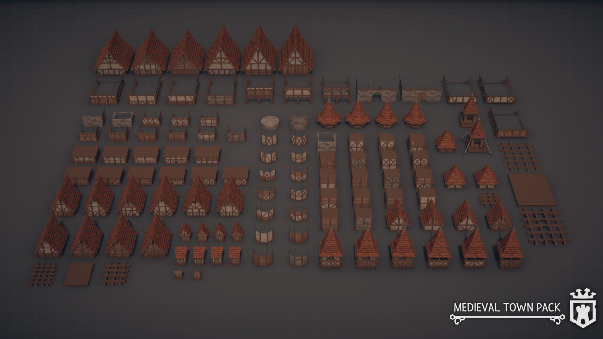 ArtStation - Medieval Town Pack - Buildings