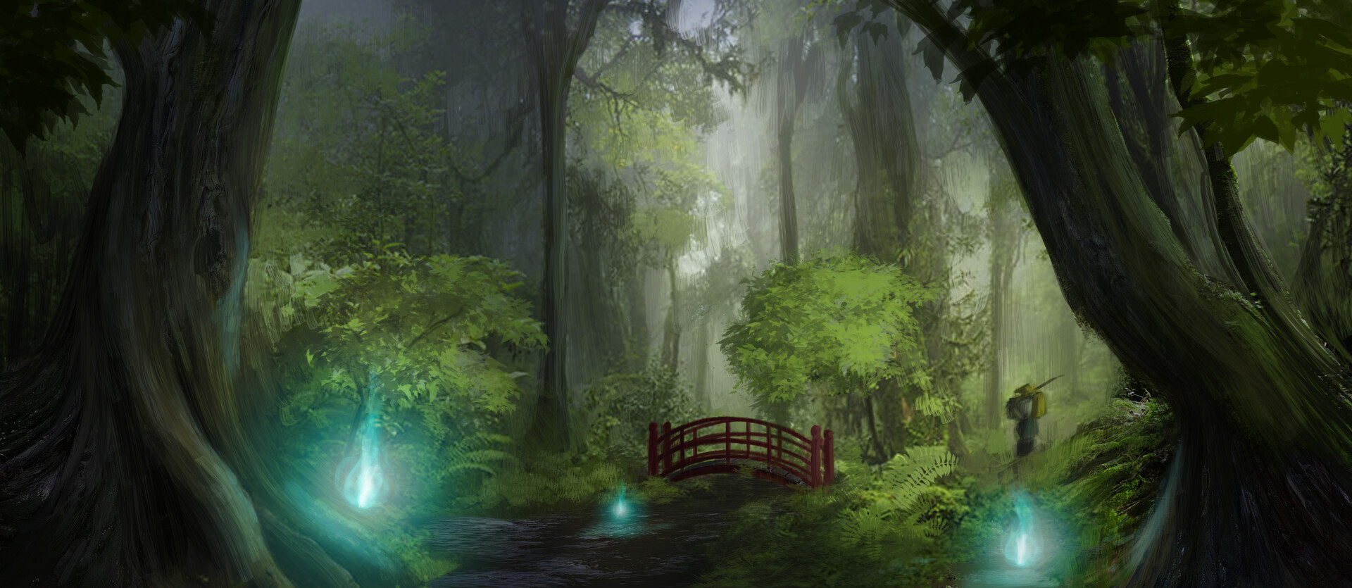 ArtStation - Japanese rainforest concept