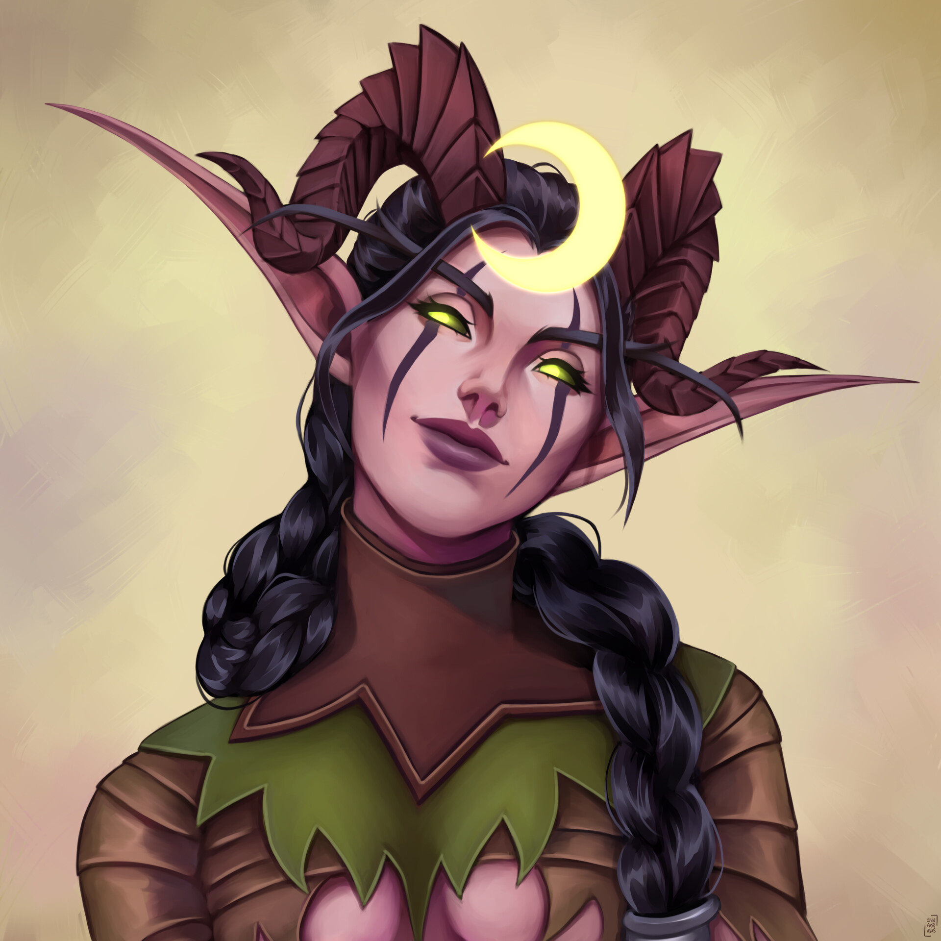 ArtStation - Night Elf Demon Hunter [Commission]