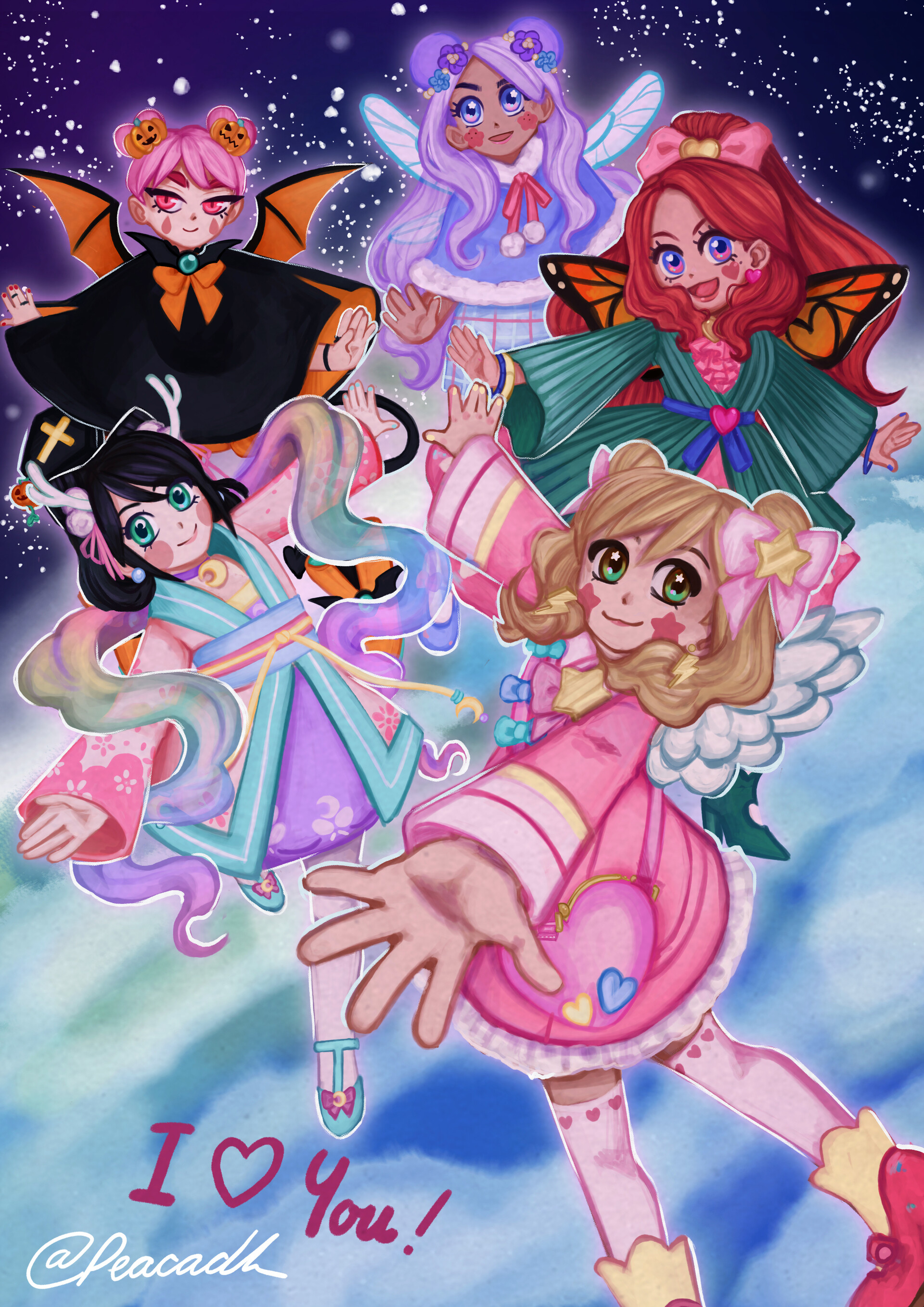 Amy Conlon - Magical Girl Poster