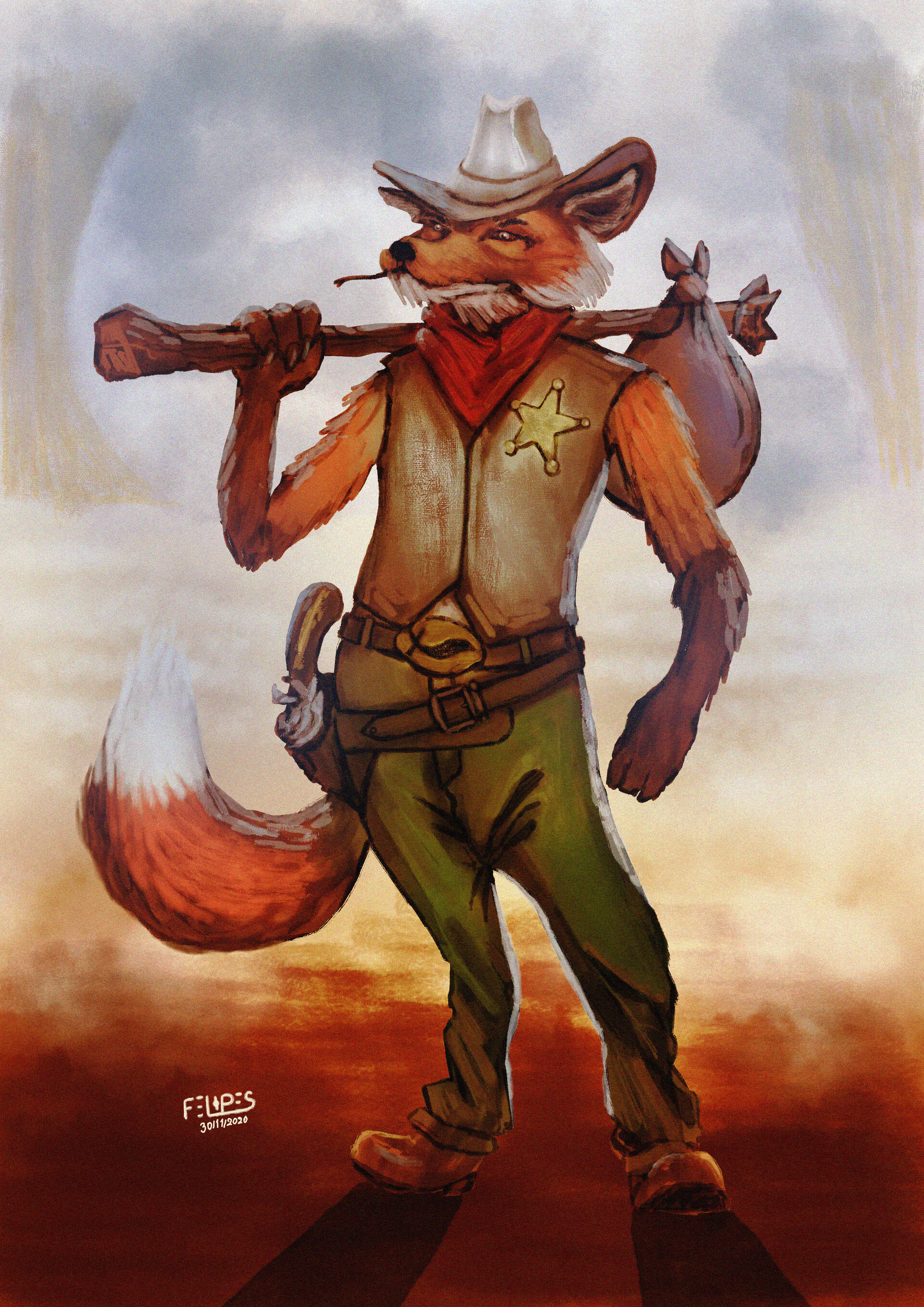 Cowboy Fan Art ArtStation Cowboy Designs