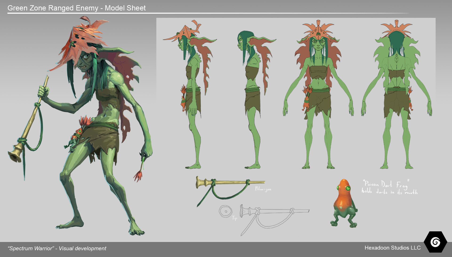 Mikael Yusifov - Spectrum Warrior - Enemy Characters and Props Concept Art