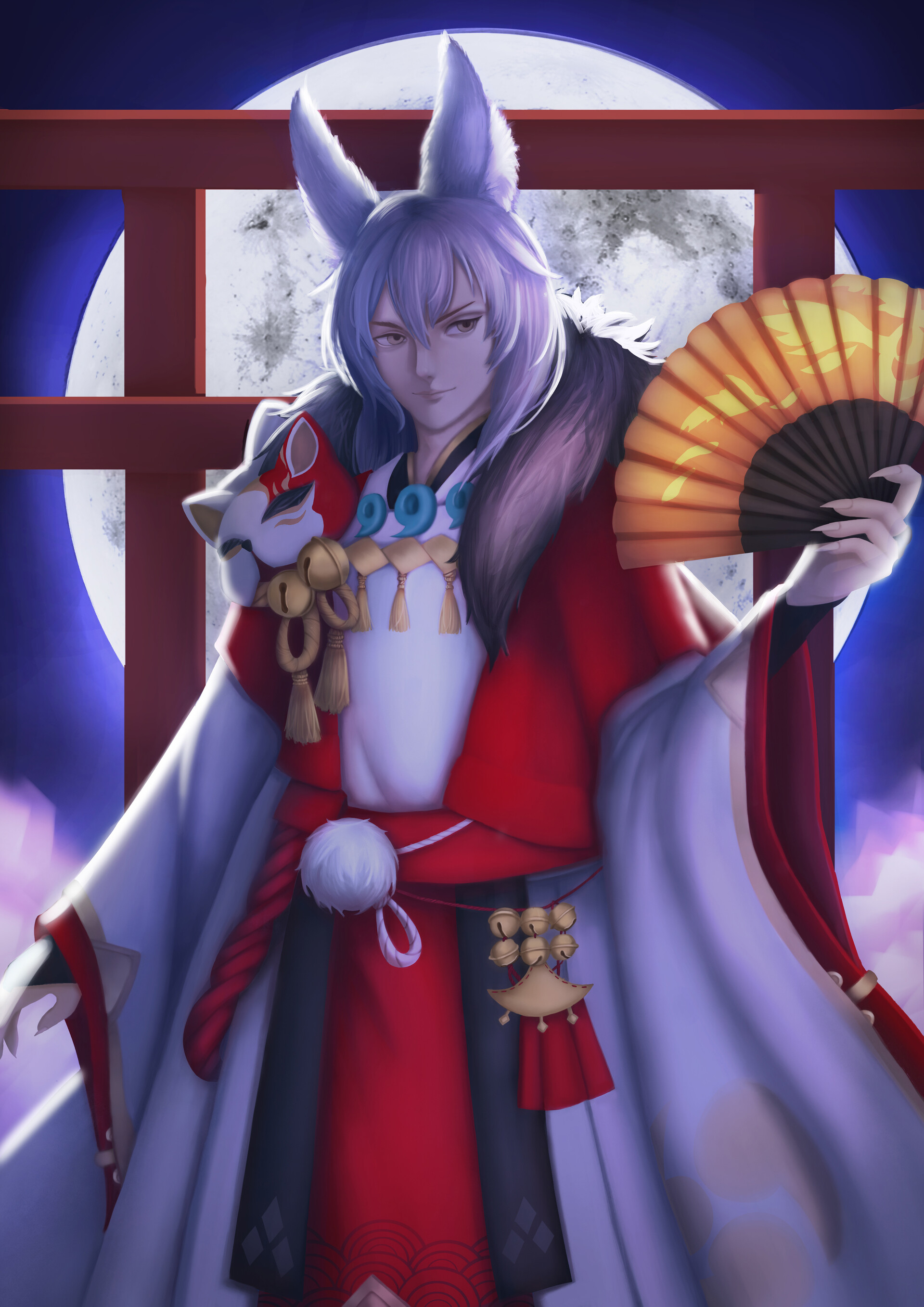 ArtStation - Fan Art Onmyoji - Youko