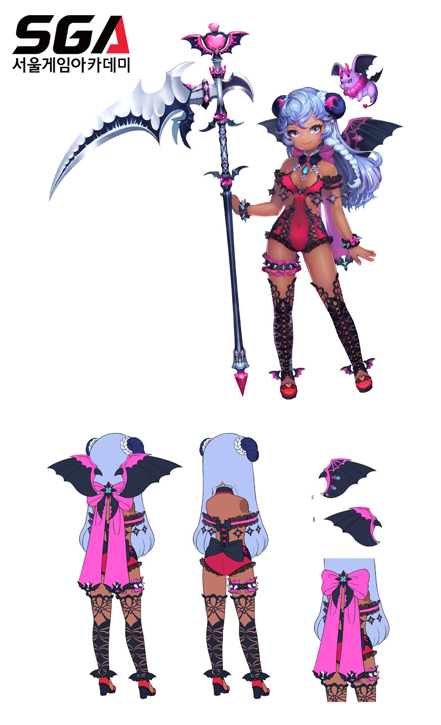 ArtStation - SGA_캐릭터 일러스트 학생작품