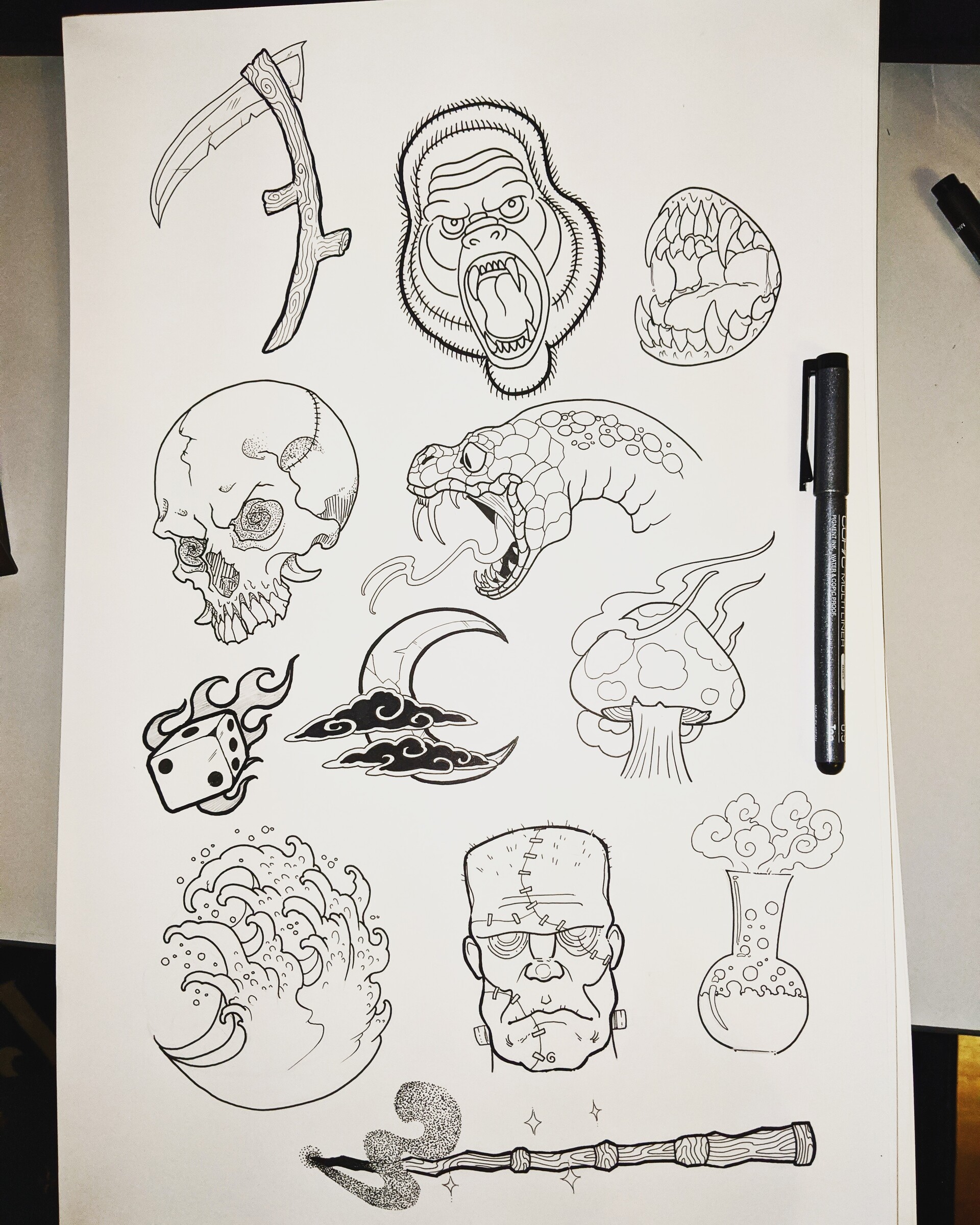 Nicholas Fernandez - tattoo folio