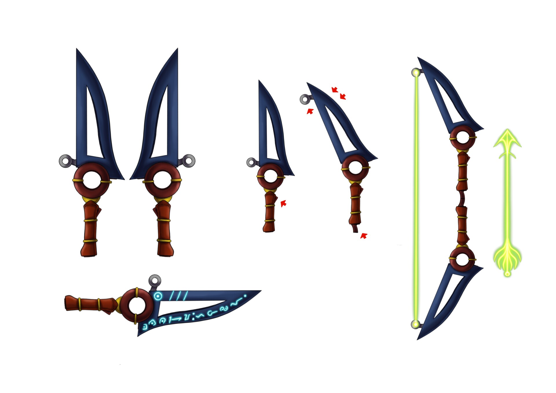 ArtStation - Dagger Bow, Cardamom