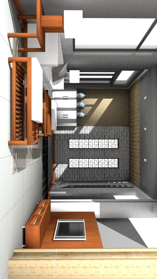 ArtStation - Interior model in Maya