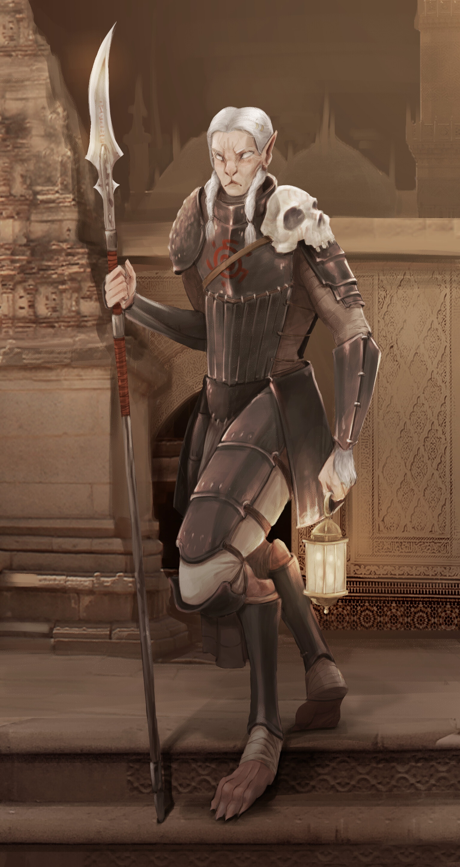 ArtStation - Kaymar the guardian - Project Ex Lumine RPG