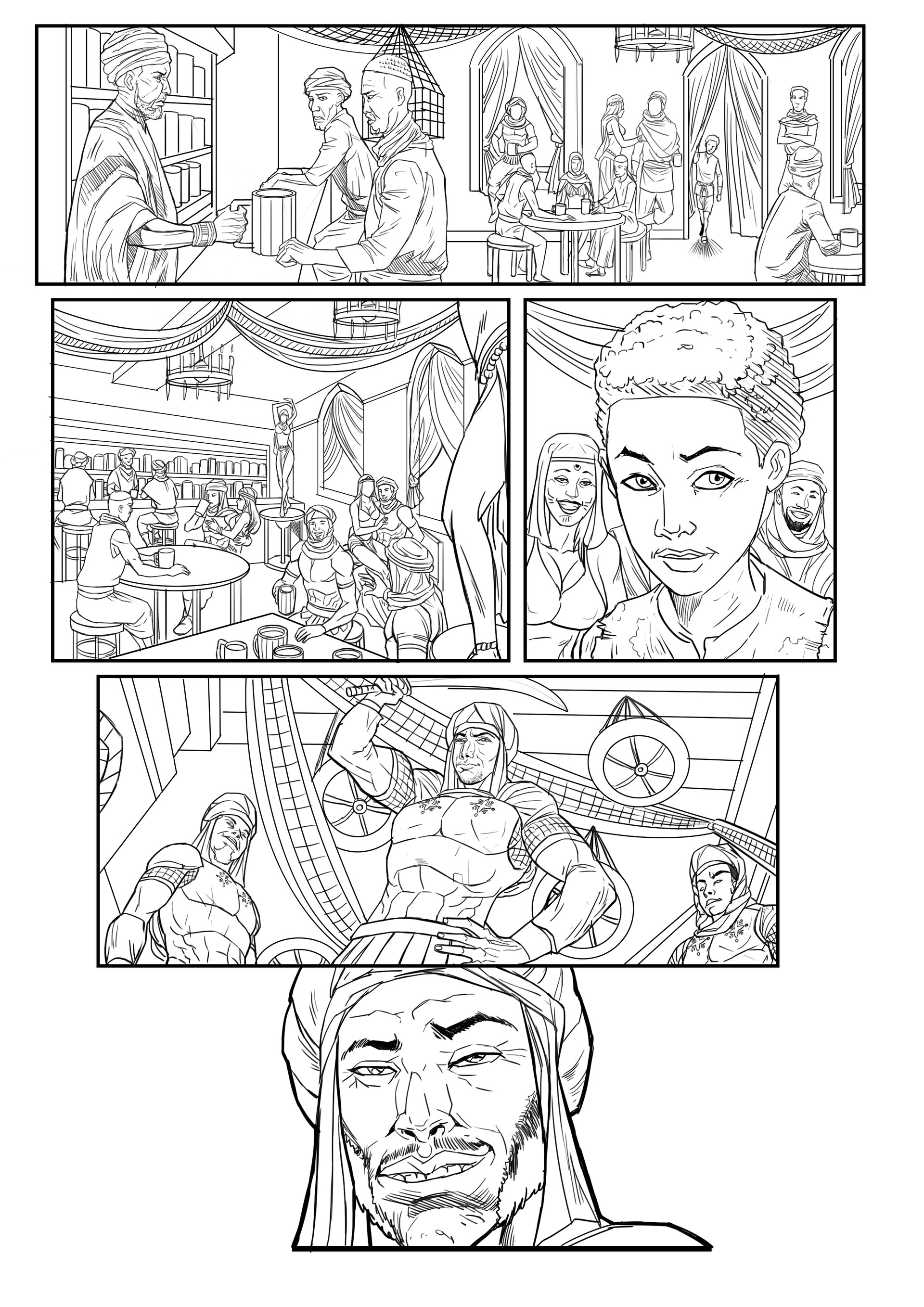 assassin's creed origins coloring pages