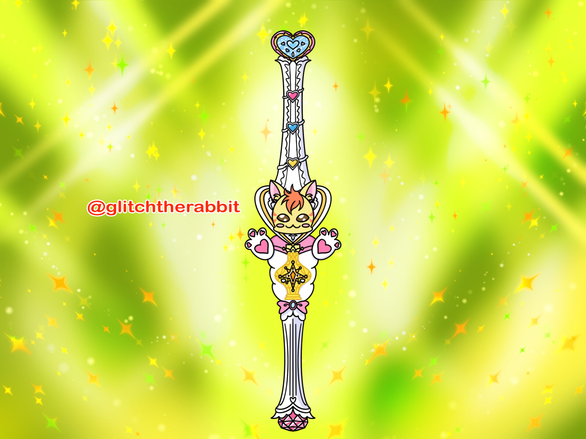 ArtStation - Healing Good PreCure Cure Sparkle Wand