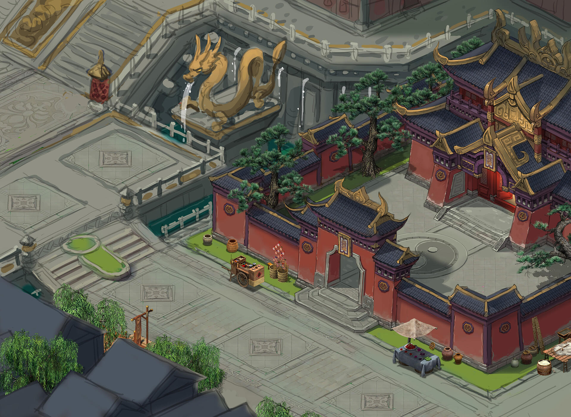 ArtStation - The red house