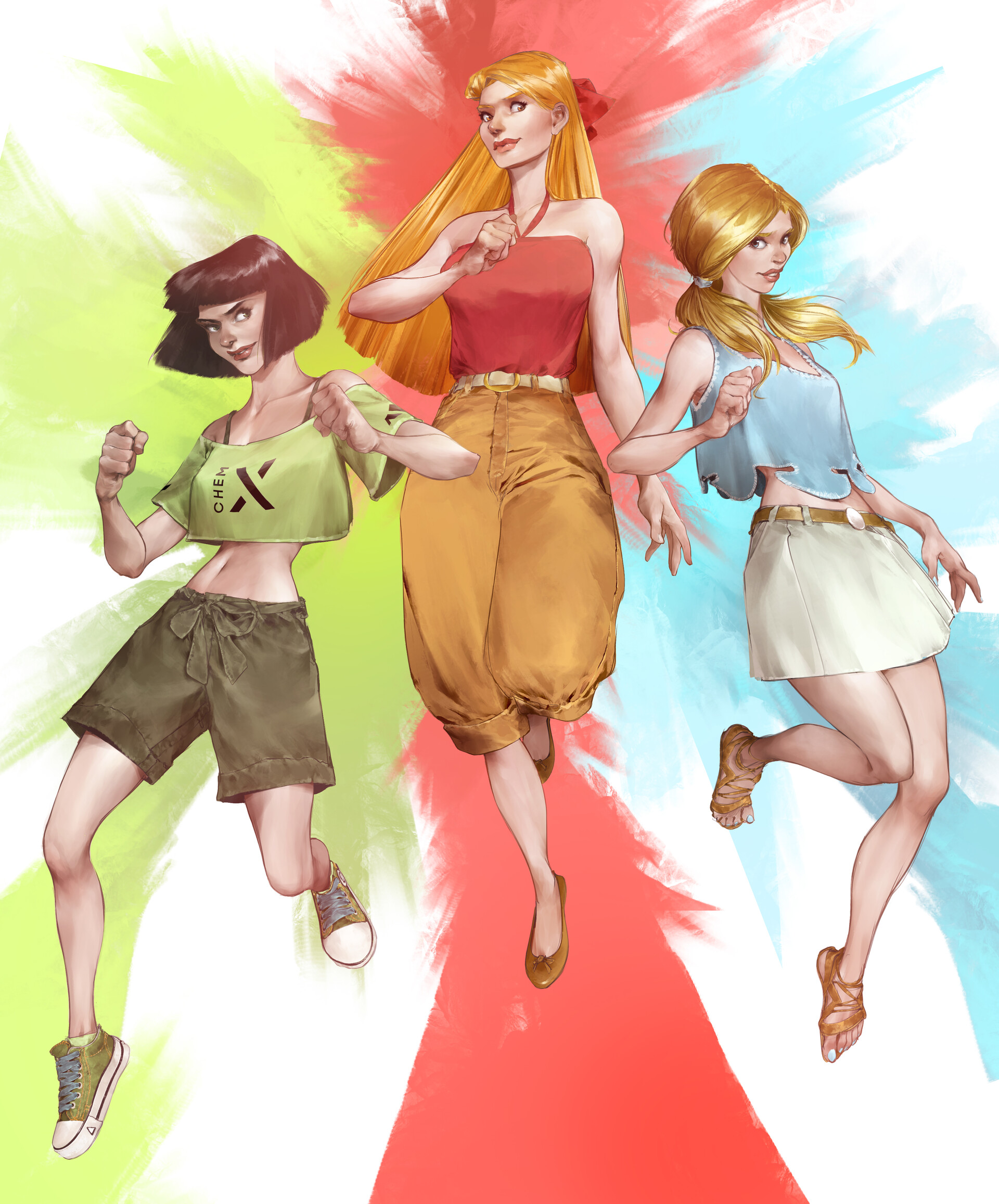 Power Puff Girls by Eduardo G. : r/alternativeart