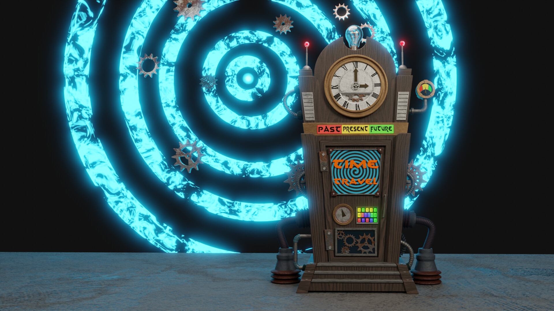 ArtStation - A Makeshift Time Machine