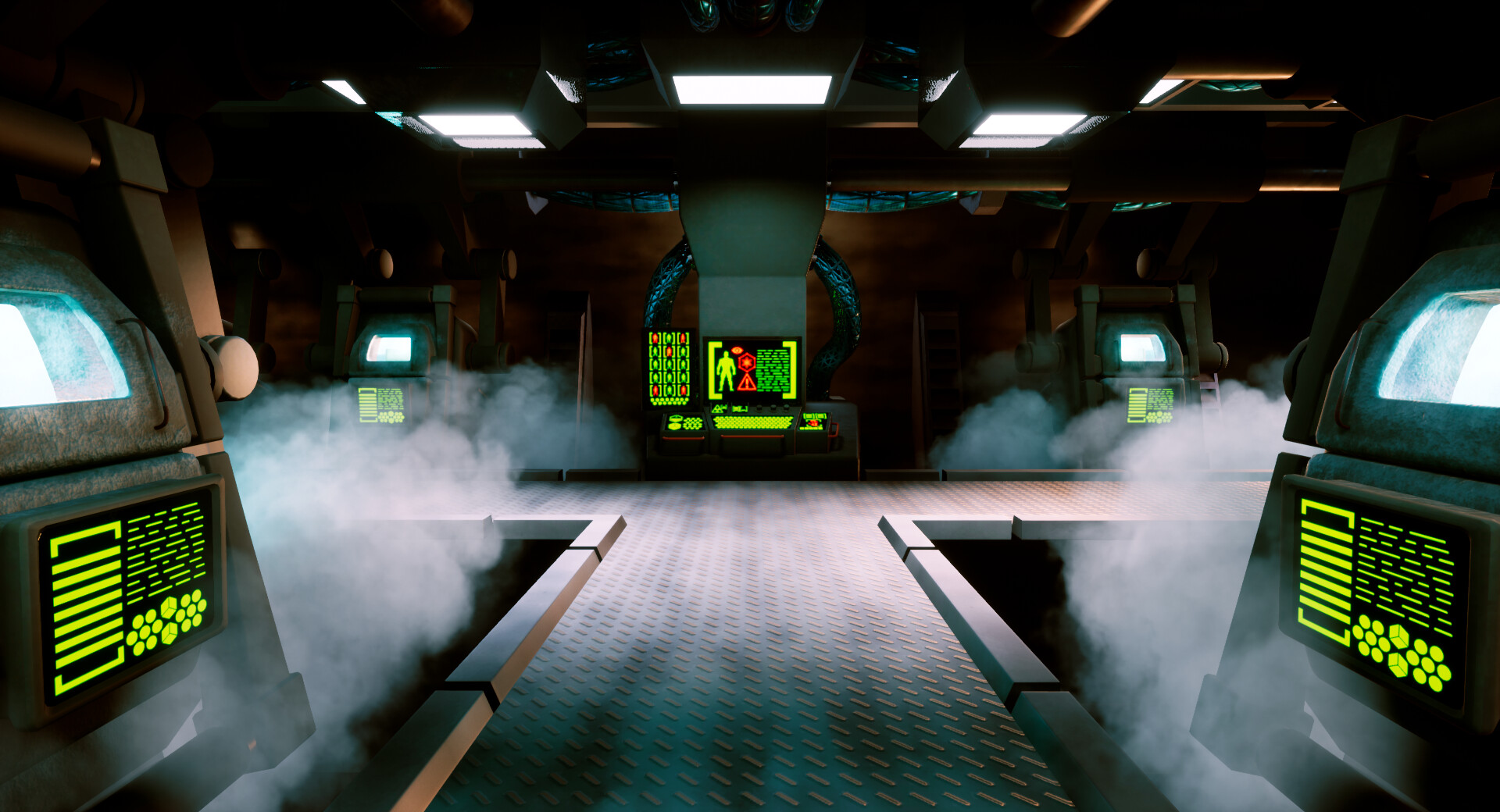 Talia Webster - Cryo Bay Environment