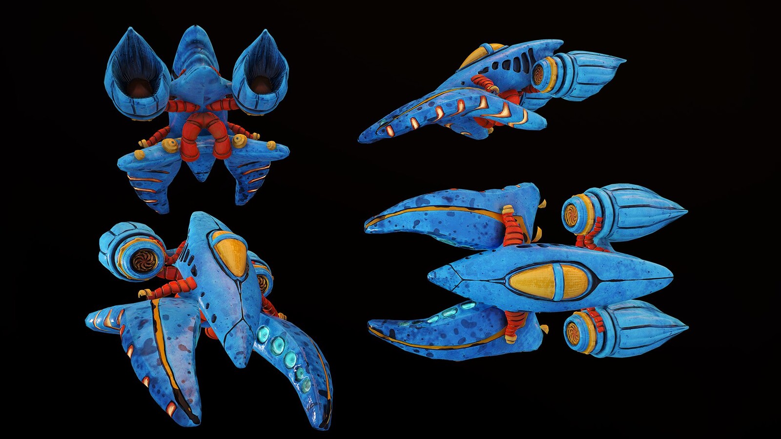 Gwynira Daikin - 5il-EST : Bio ship simple animation