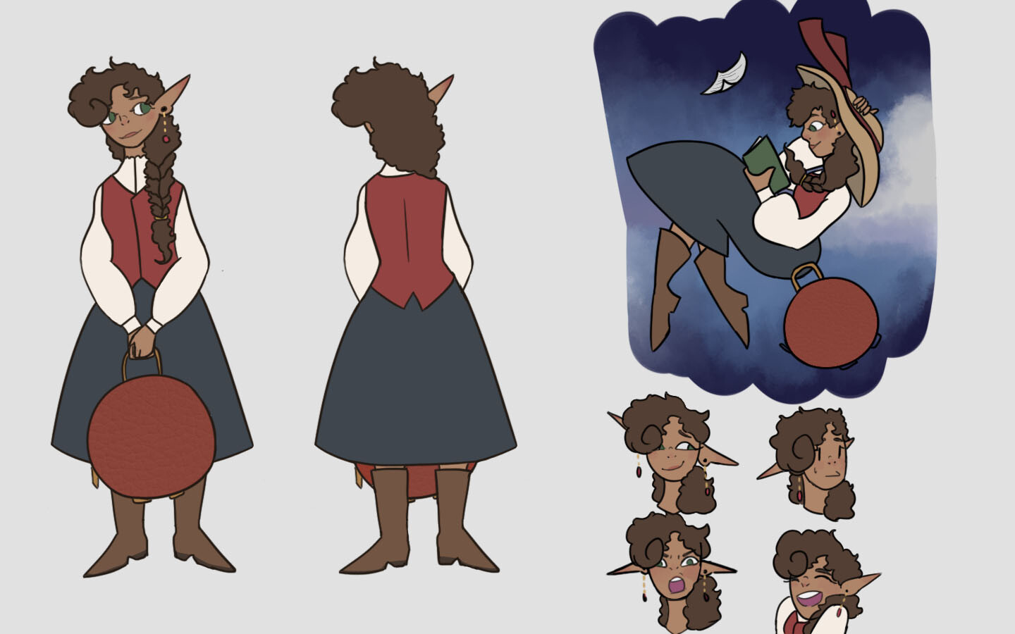 ArtStation - Lydia Character Sheet