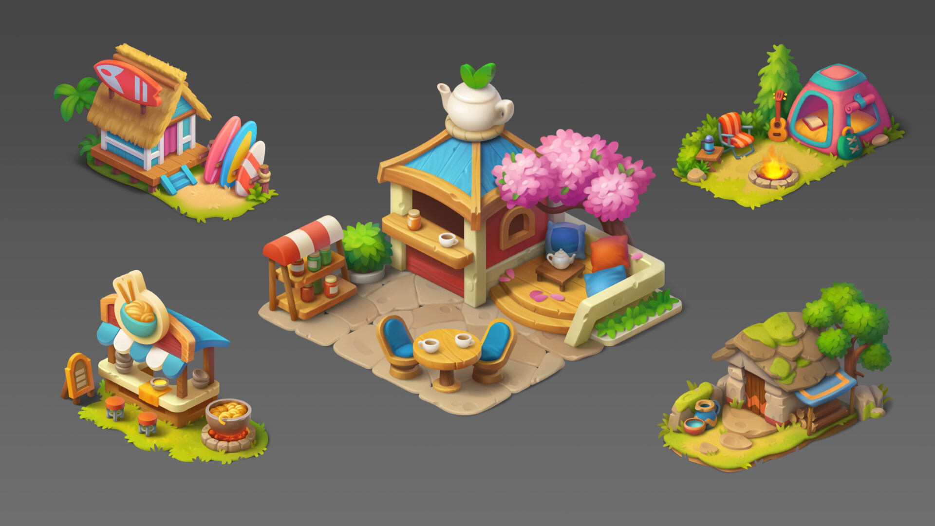 Playrix Games - Game objects