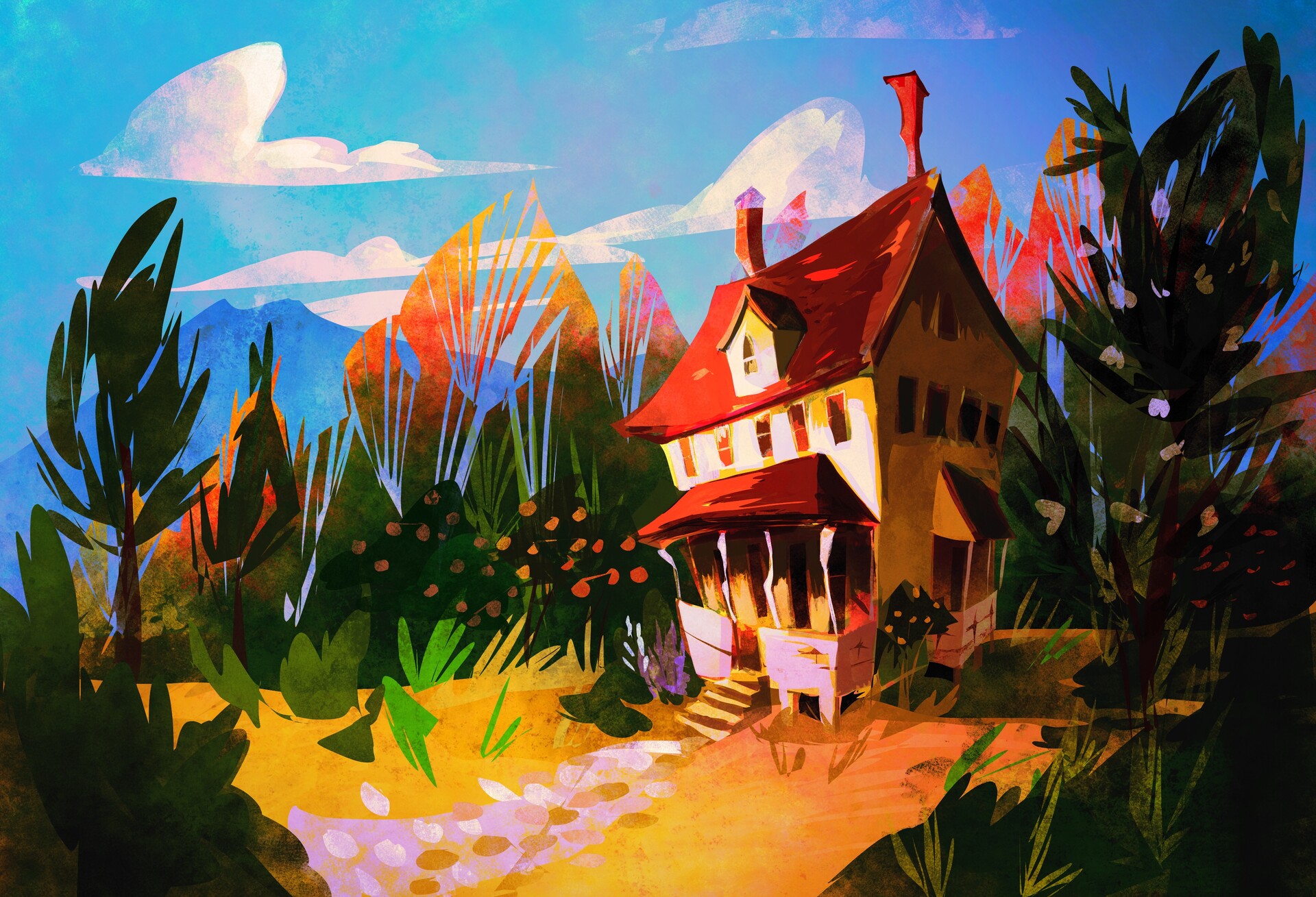 ArtStation - House sketches