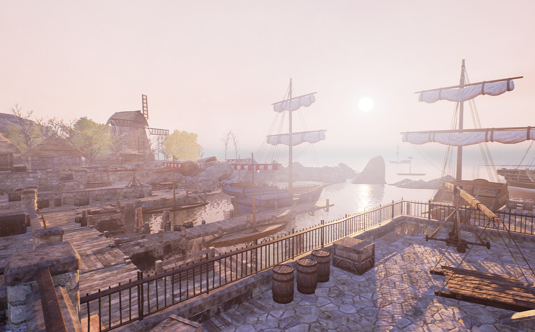 ArtStation - Docking Bay 'Morning'