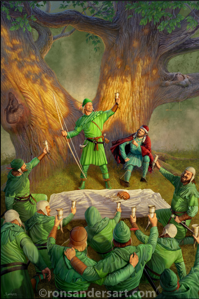 Howard Pyle Robin Hood Illustrations