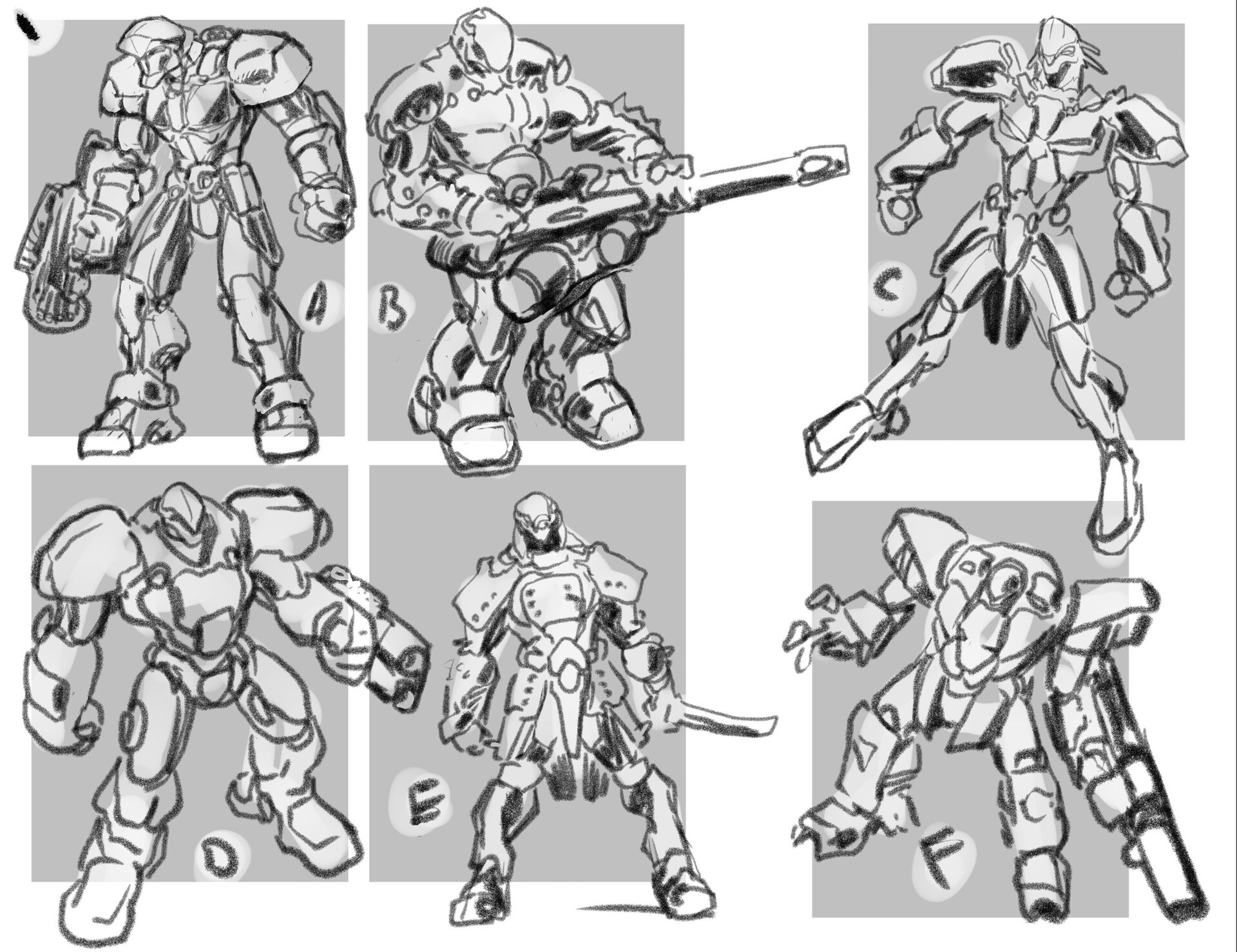 how to draw mecha boy