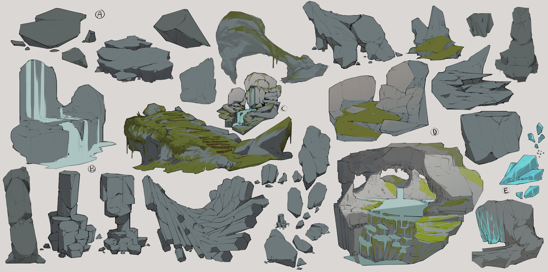 ArtStation - IP Project - Callout Sheets , Patrick Gibbs