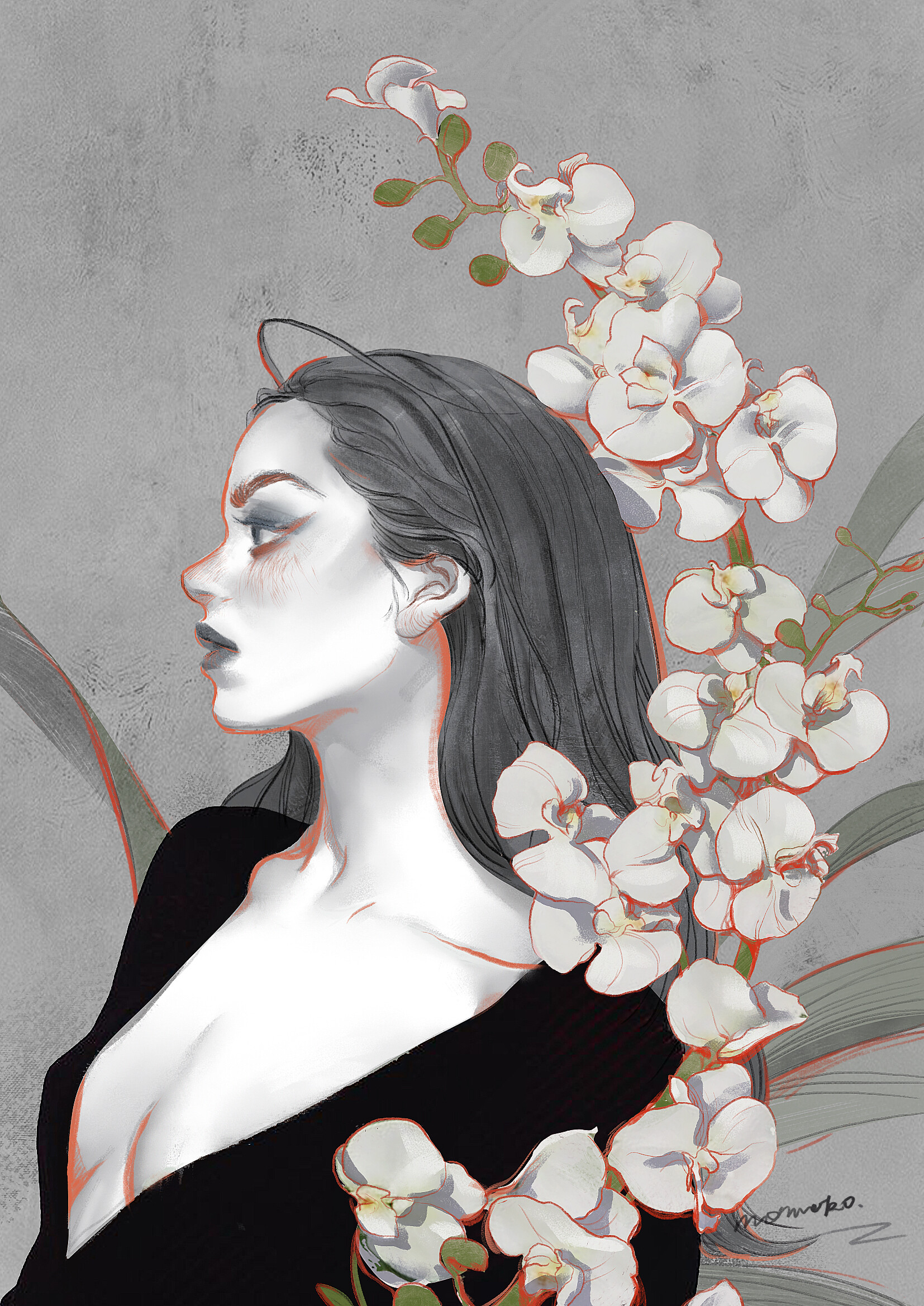 ArtStation - 每一株花里都有一个花仙子