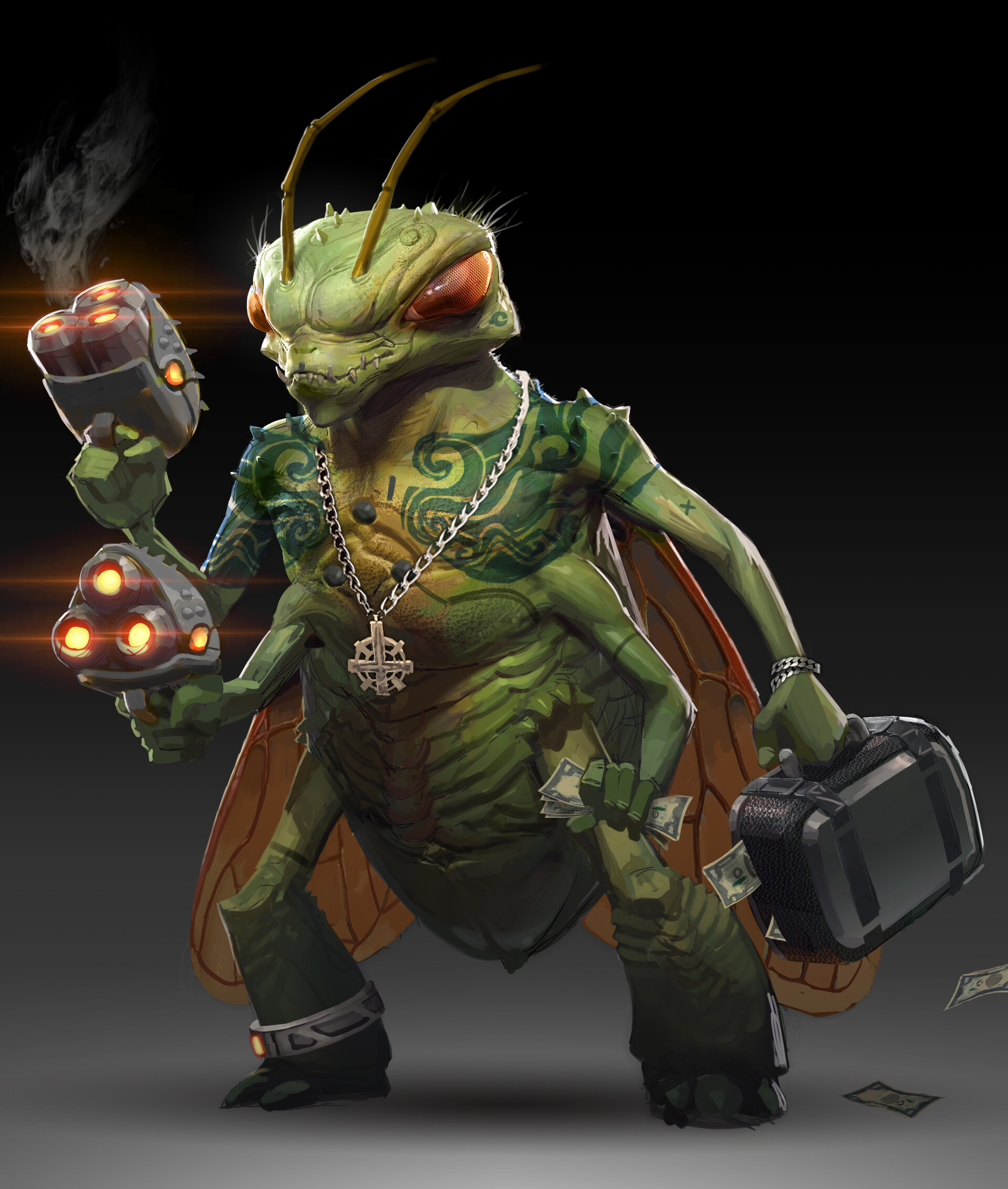 ArtStation - Alien Outlaw, Haiyang Sun