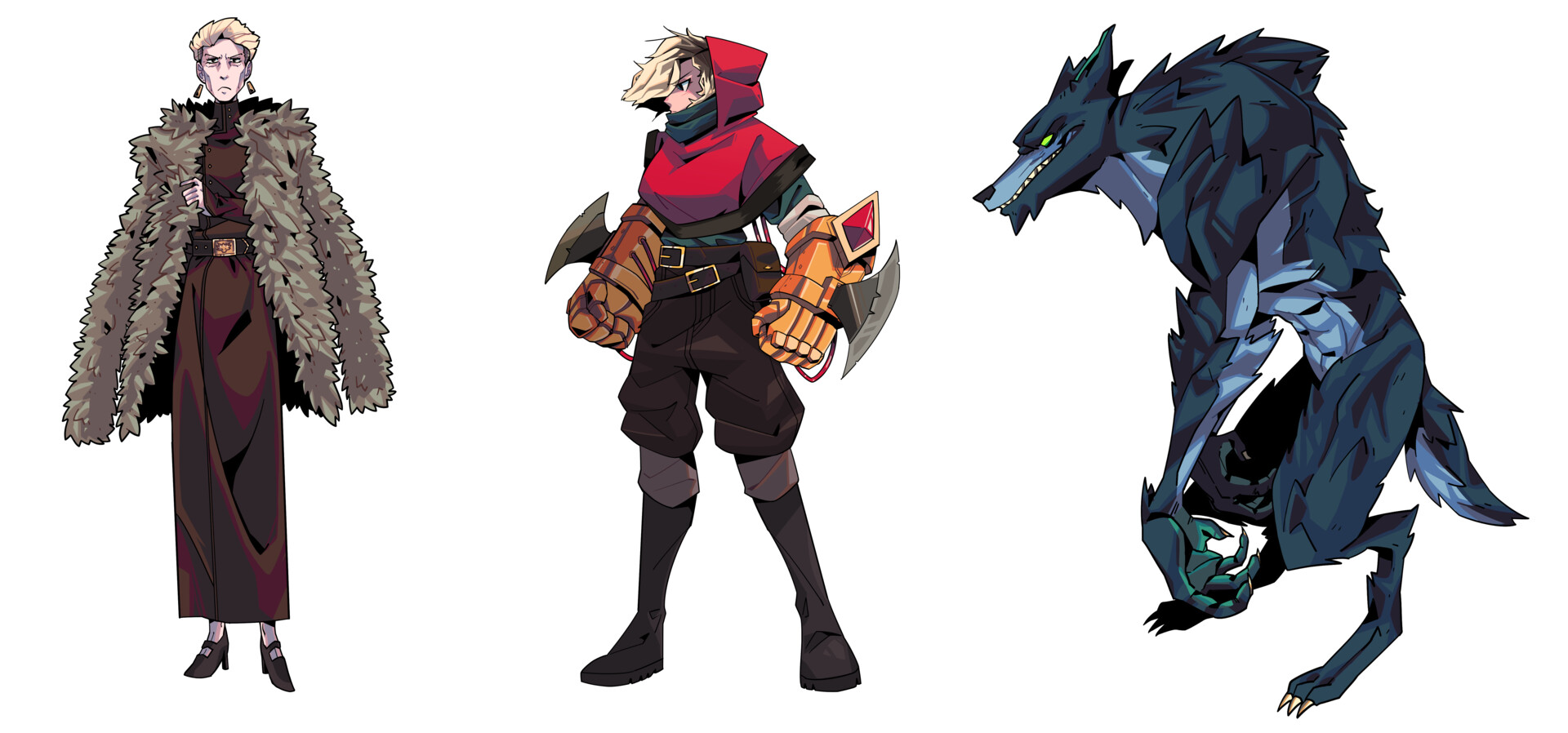 ArtStation - Red Riding Hood (Character Retelling Art)