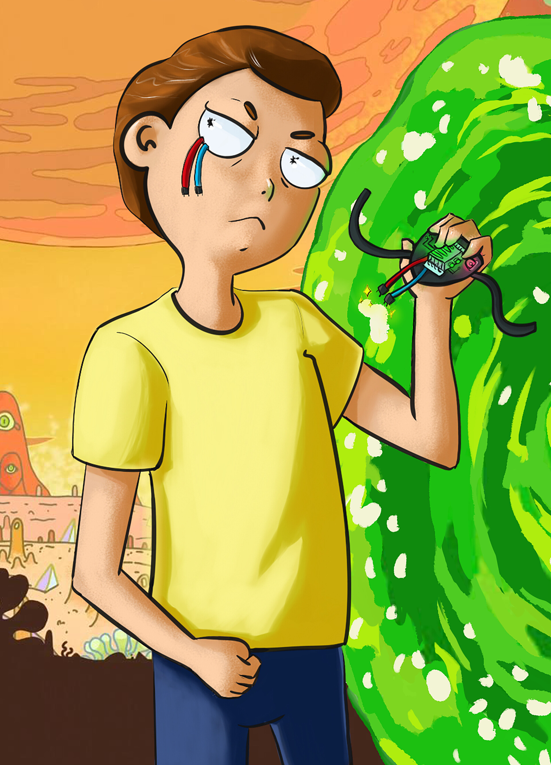 ArtStation - Evil Morty - FanArt