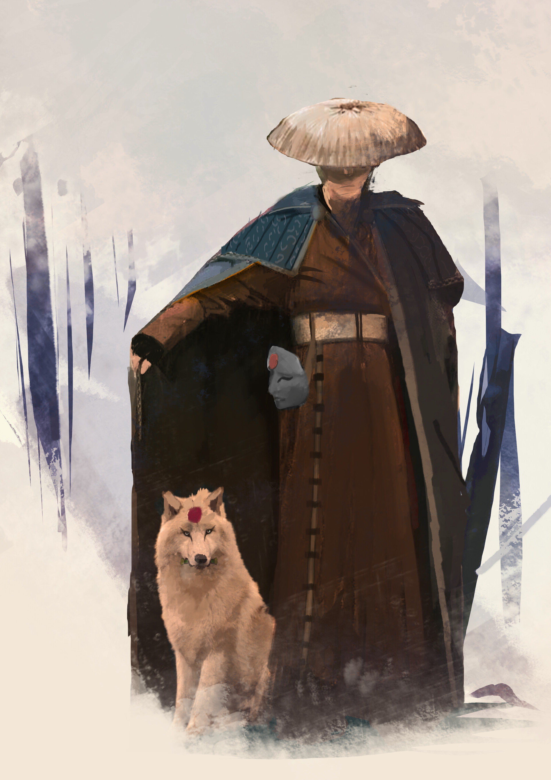 ArtStation - yokai samurai