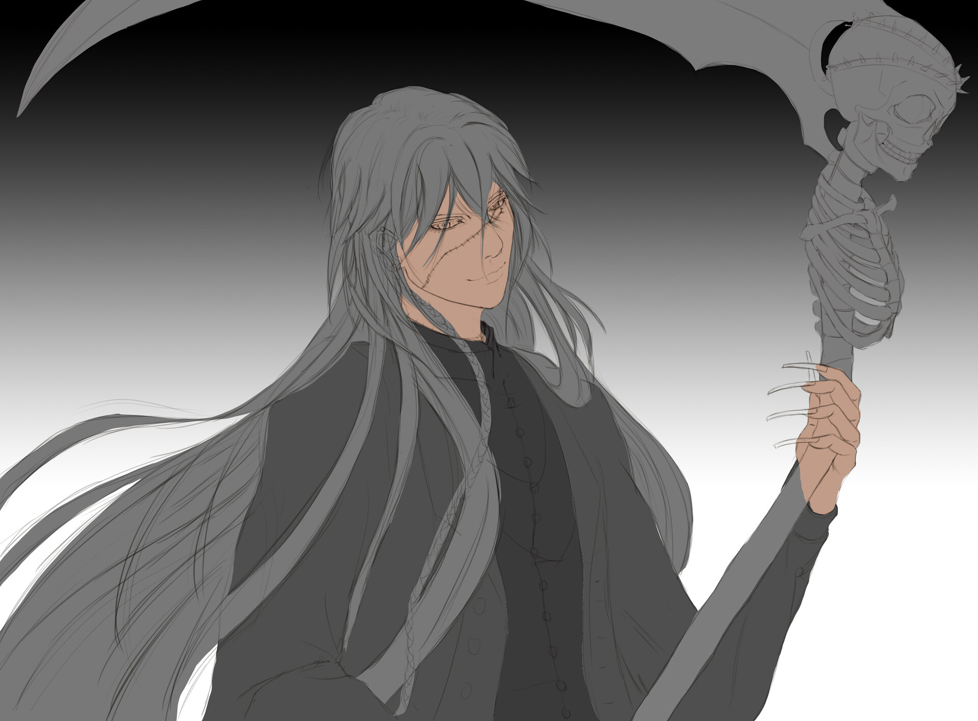 Undertaker Black Butler Coloring Pages