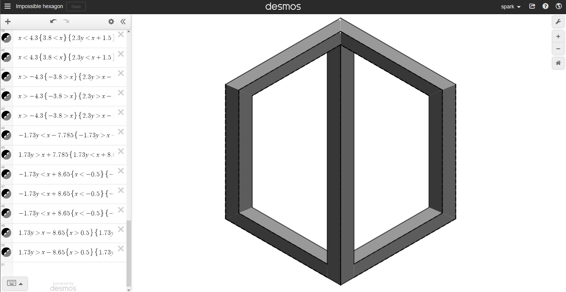 ArtStation - Impossible Hexagon