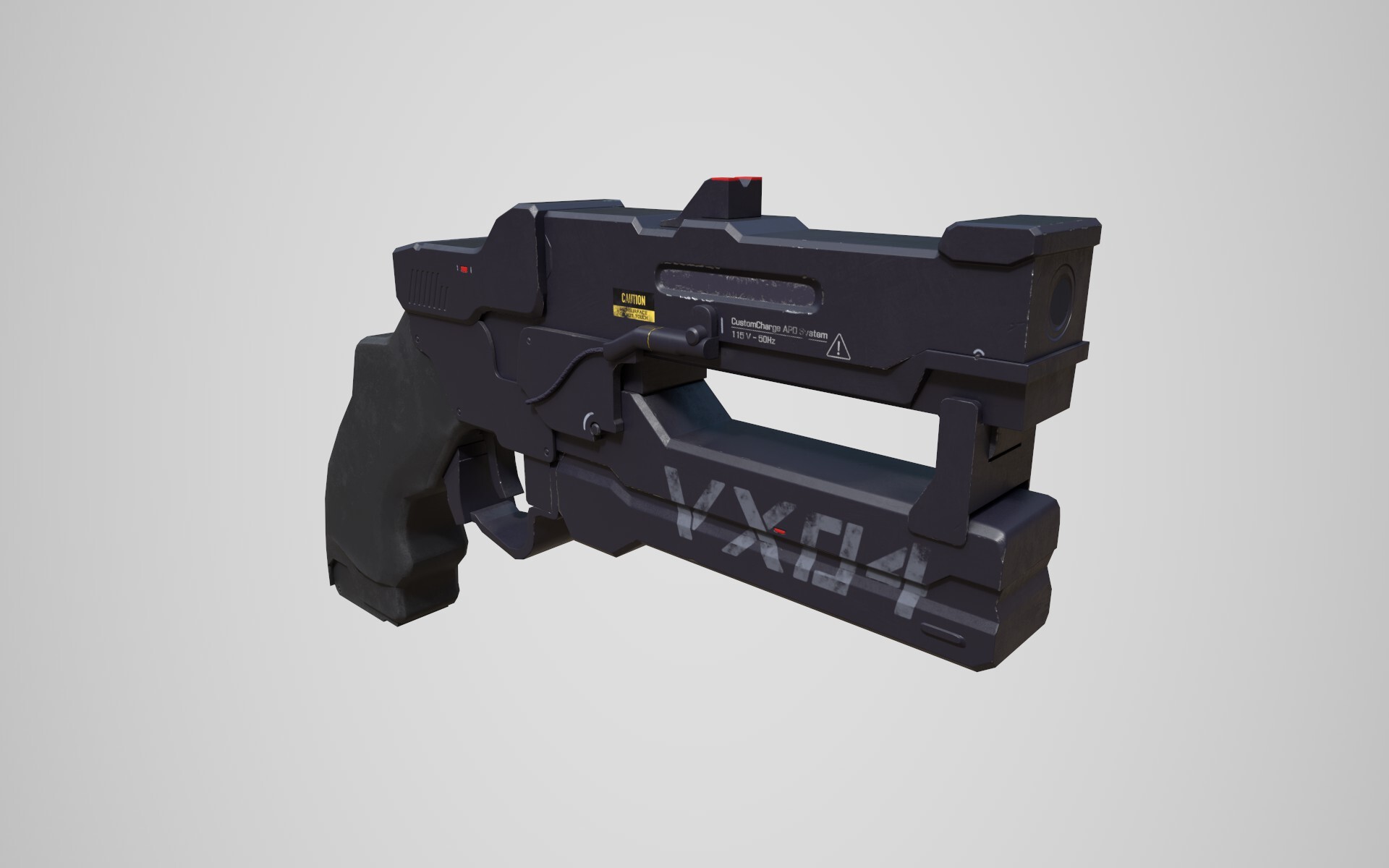 ArtStation - Sci-fi GUN low-poly