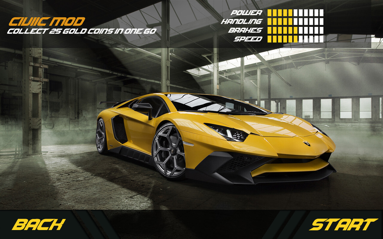 ArtStation - Car Game UI Design