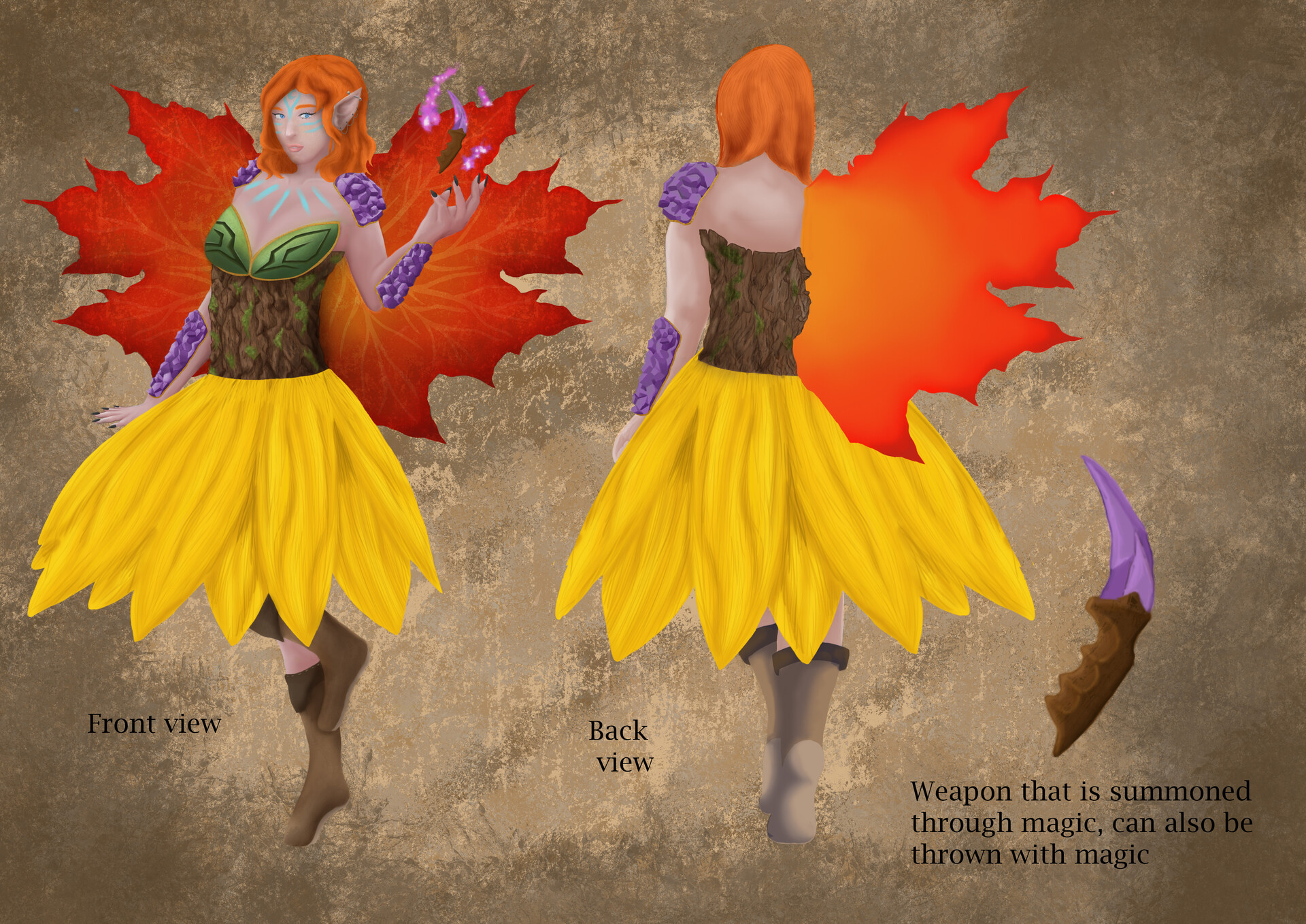 ArtStation - Concept art module- Fairy knight, mount and enviroment